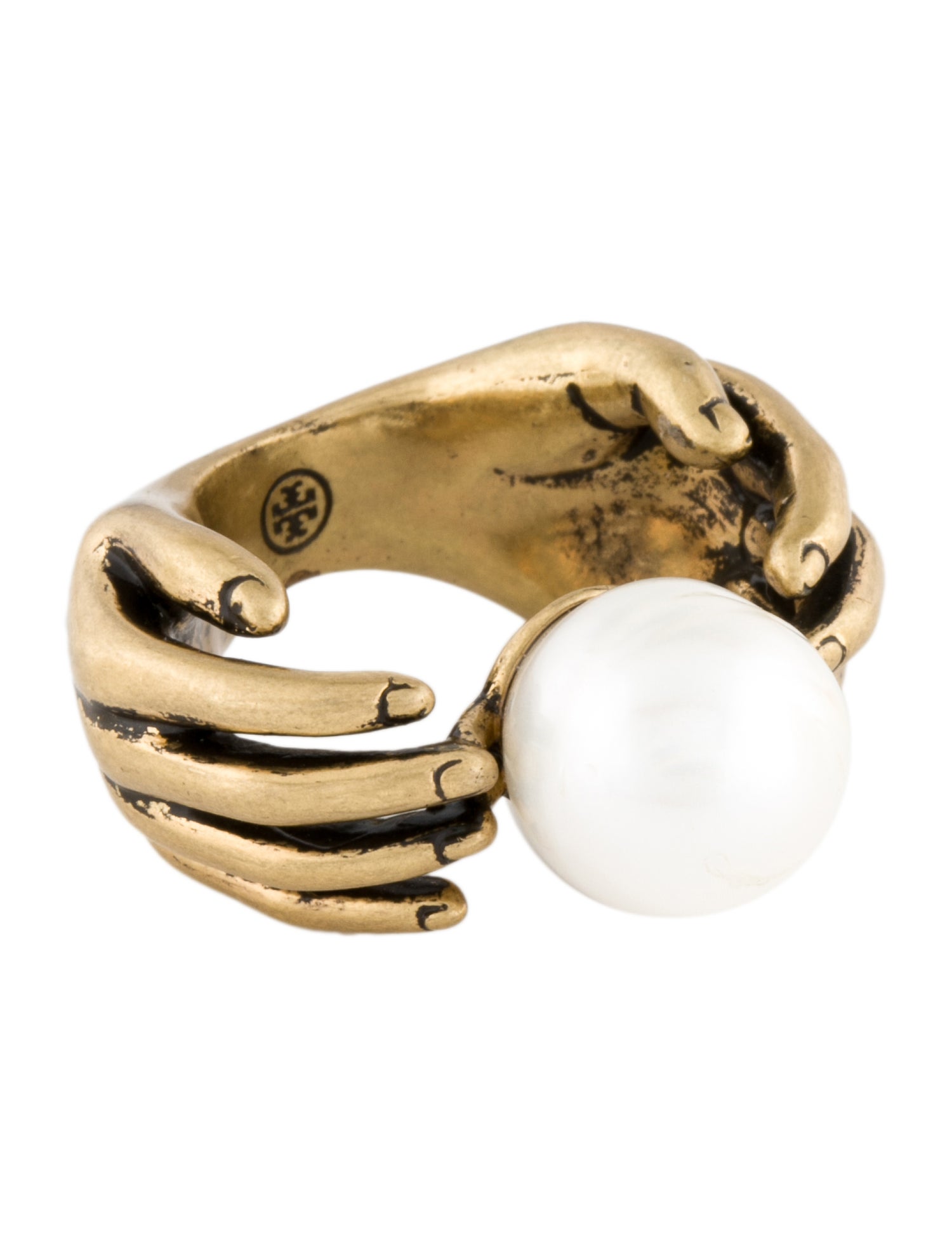Tory burch pearl ring store