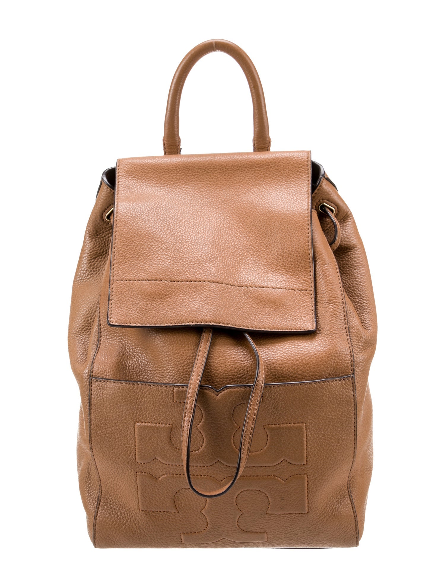 Tory Burch Leather Backpack - Brown Backpacks, Handbags - WTO685502 ...