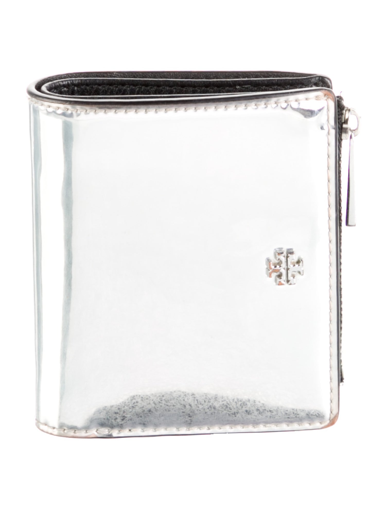 Tory Burch Patent Leather Bifold Wallet - Metallic Wallets, Accessories ...