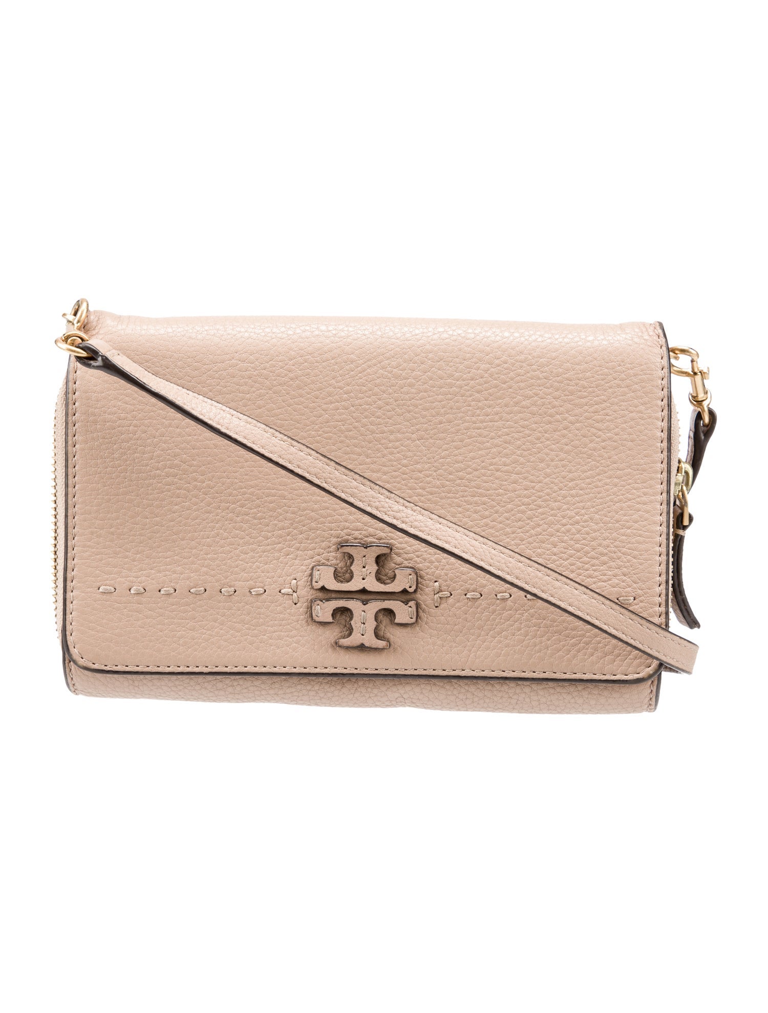 Tory Burch Leather Crossbody Bag - Brown Crossbody Bags, Handbags ...
