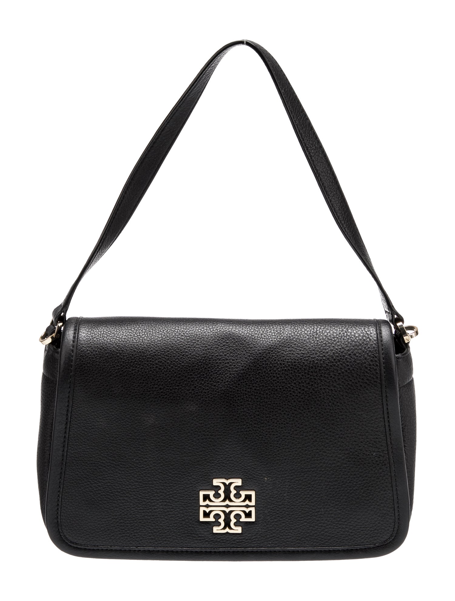 Tory Burch Leather Shoulder Bag - Black Shoulder Bags, Handbags ...