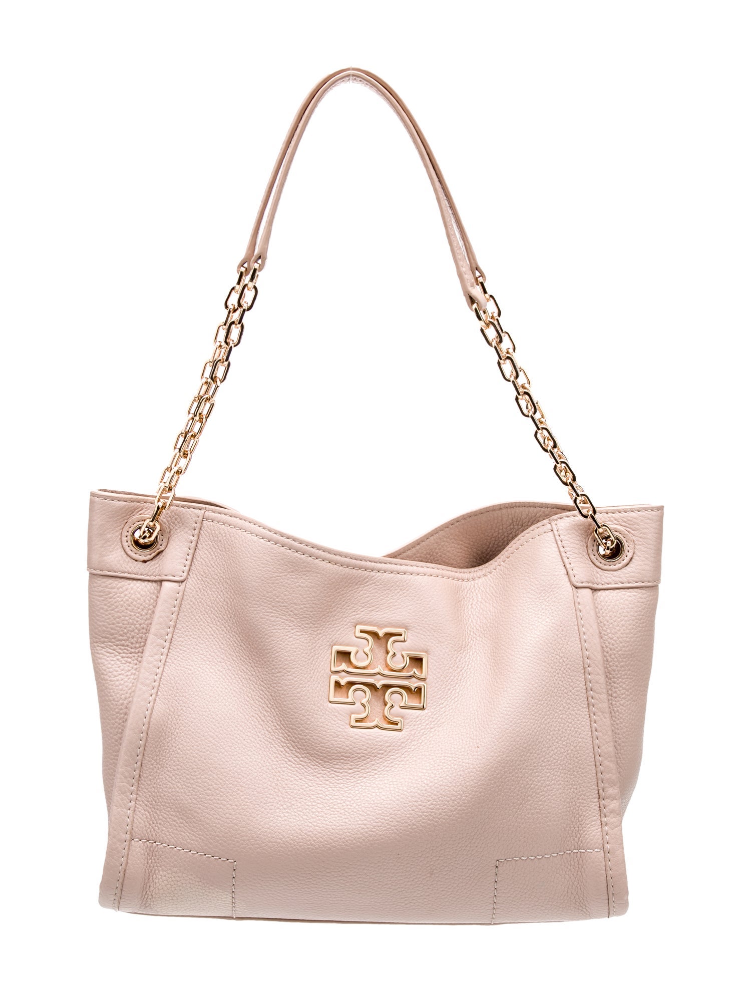 Tory Burch Leather Shoulder Bag - Neutrals Shoulder Bags, Handbags ...