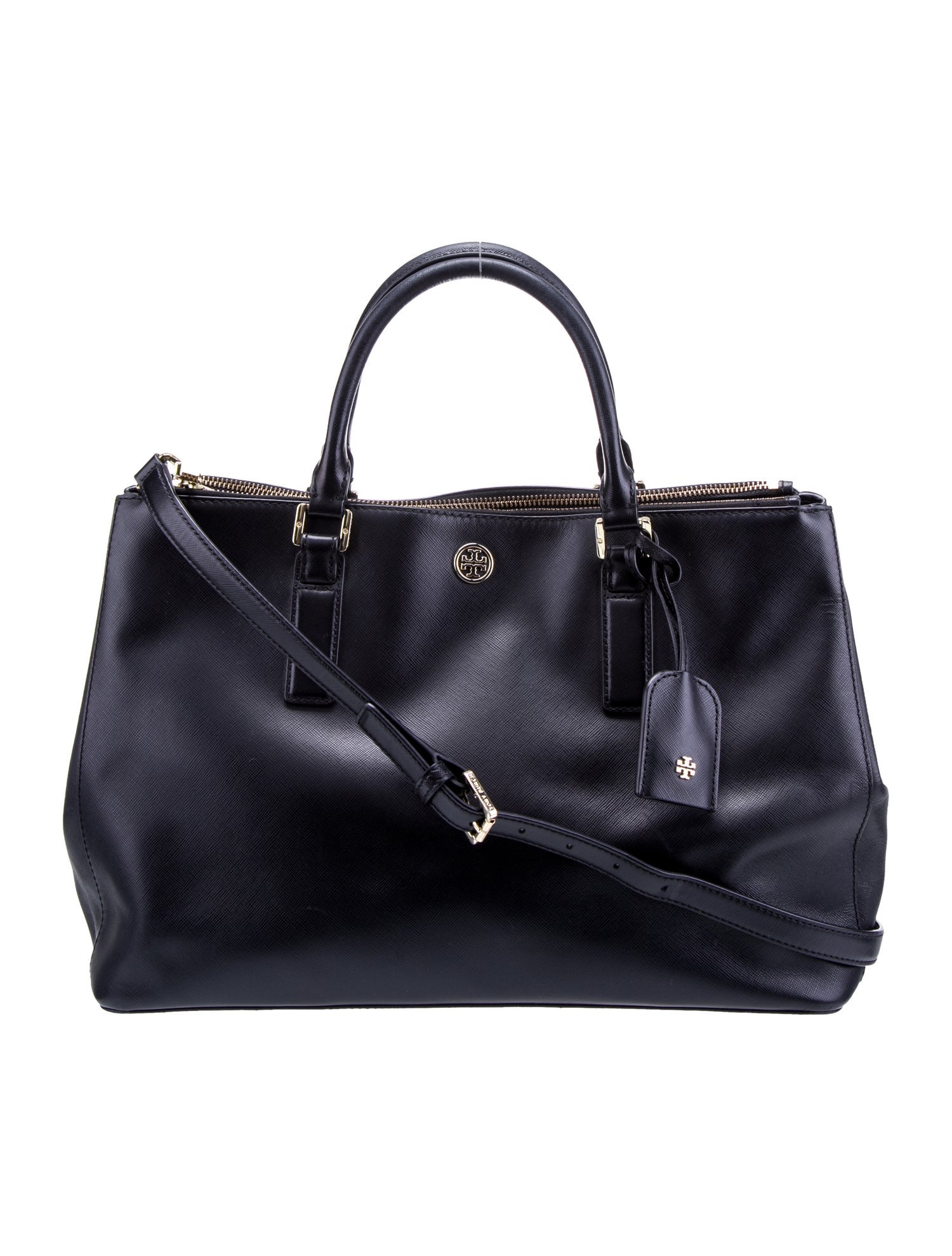 Tory Burch Leather Weekender Bag - Black Totes, Handbags - WTO692474 ...