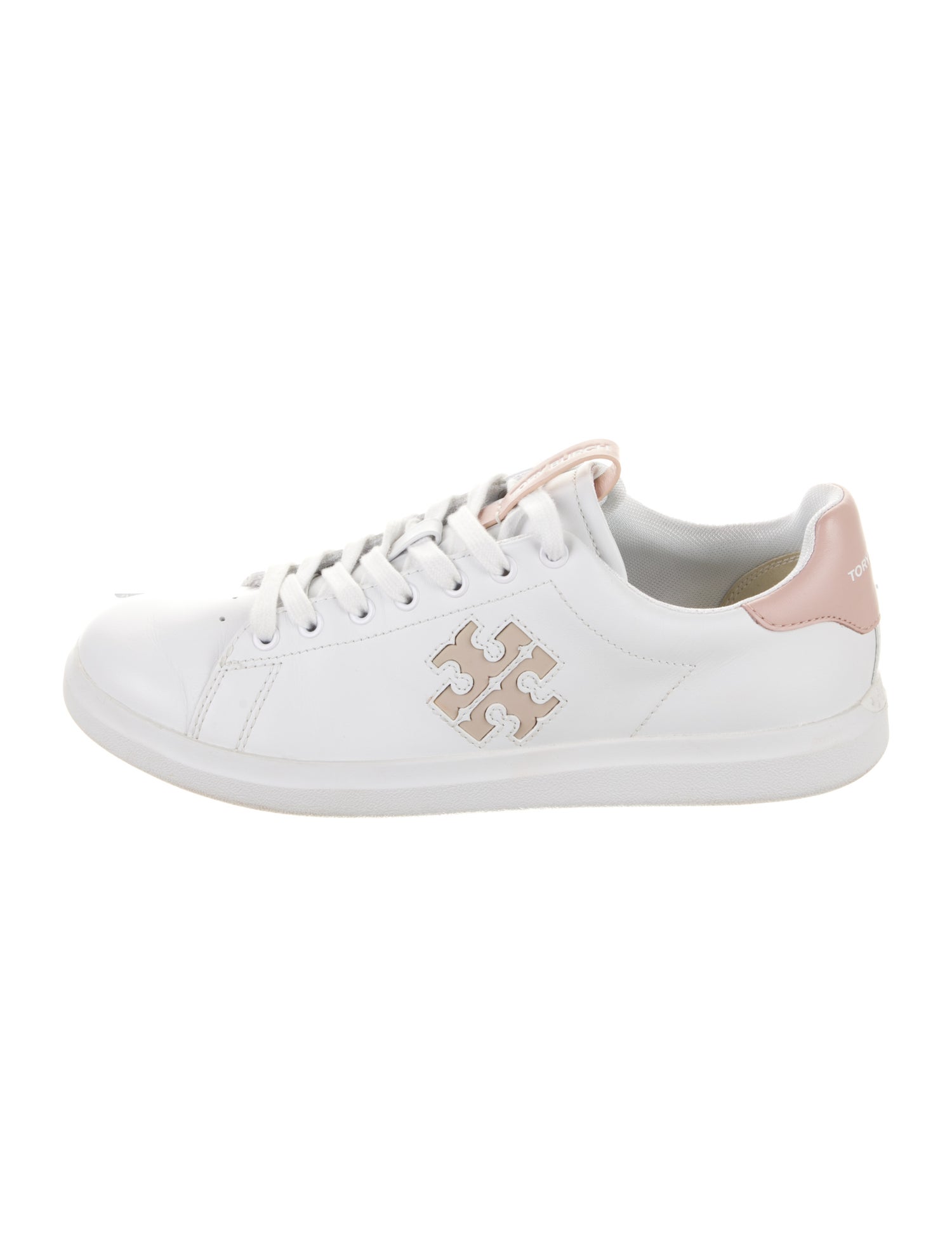 Tory Burch Leather Sneakers - White Sneakers, Shoes - WTO693469 | The ...