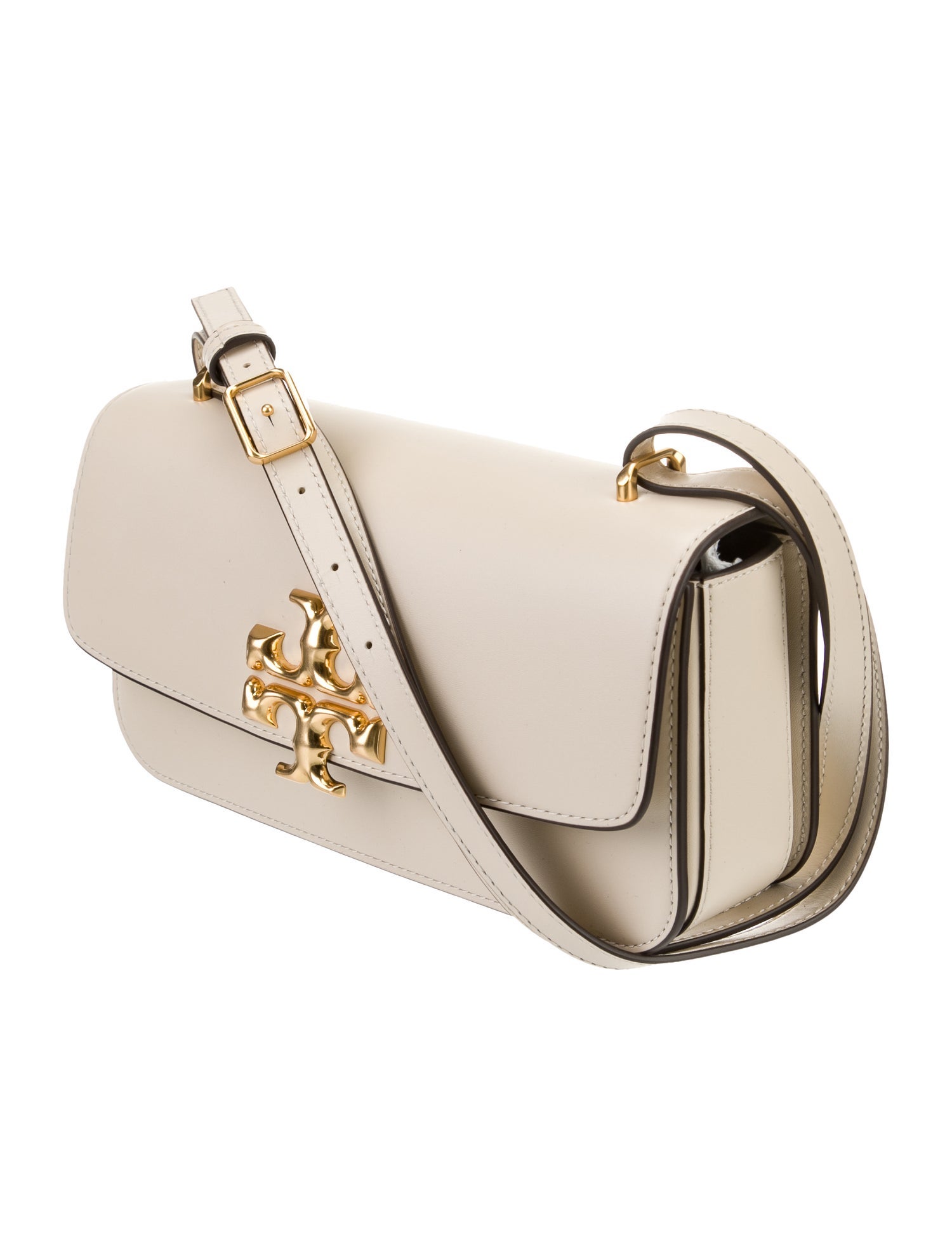 Tory Burch Leather Shoulder Bag - Neutrals Shoulder Bags, Handbags ...