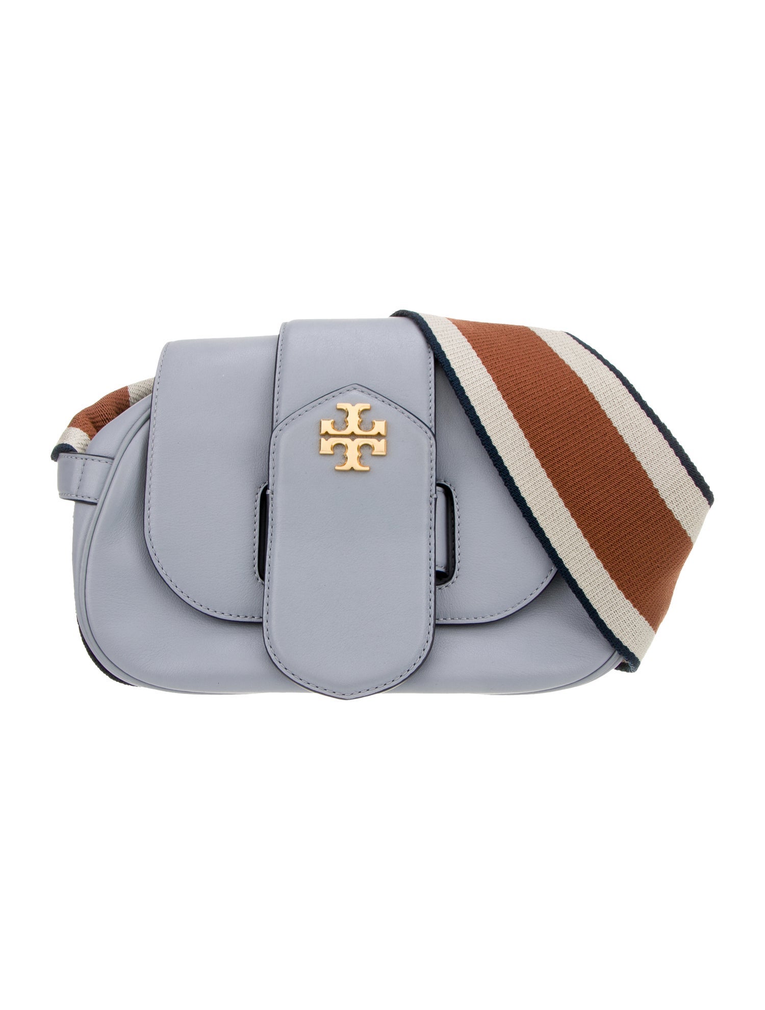 Tory Burch Leather Crossbody Bag - Blue Crossbody Bags, Handbags ...