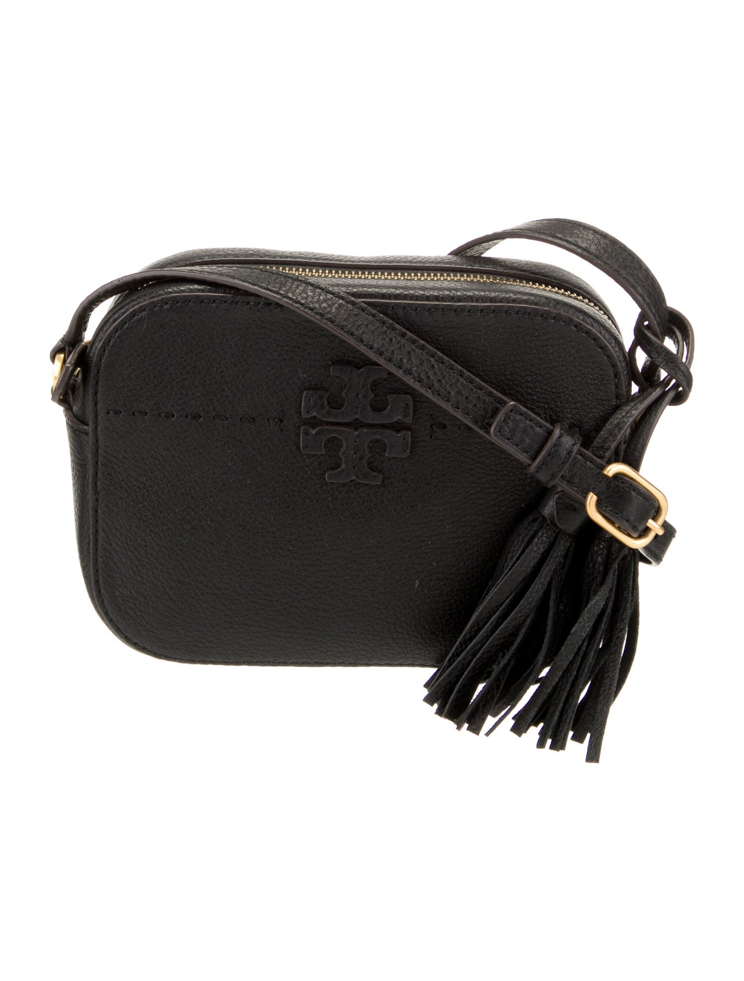 Tory Burch Leather Crossbody Bag - Black Crossbody Bags, Handbags ...