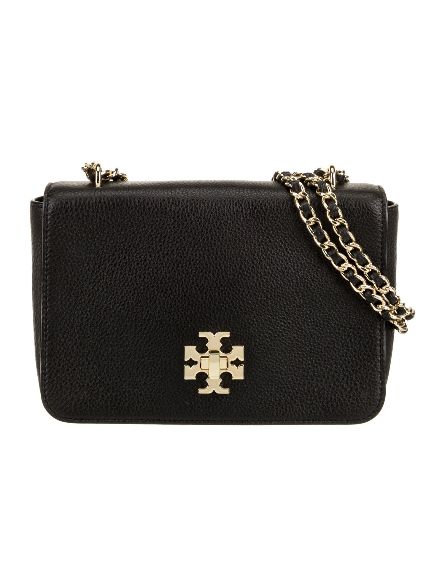Sandro Leather Chain Link Shoulder Bag - Black Shoulder Bags, Handbags ...