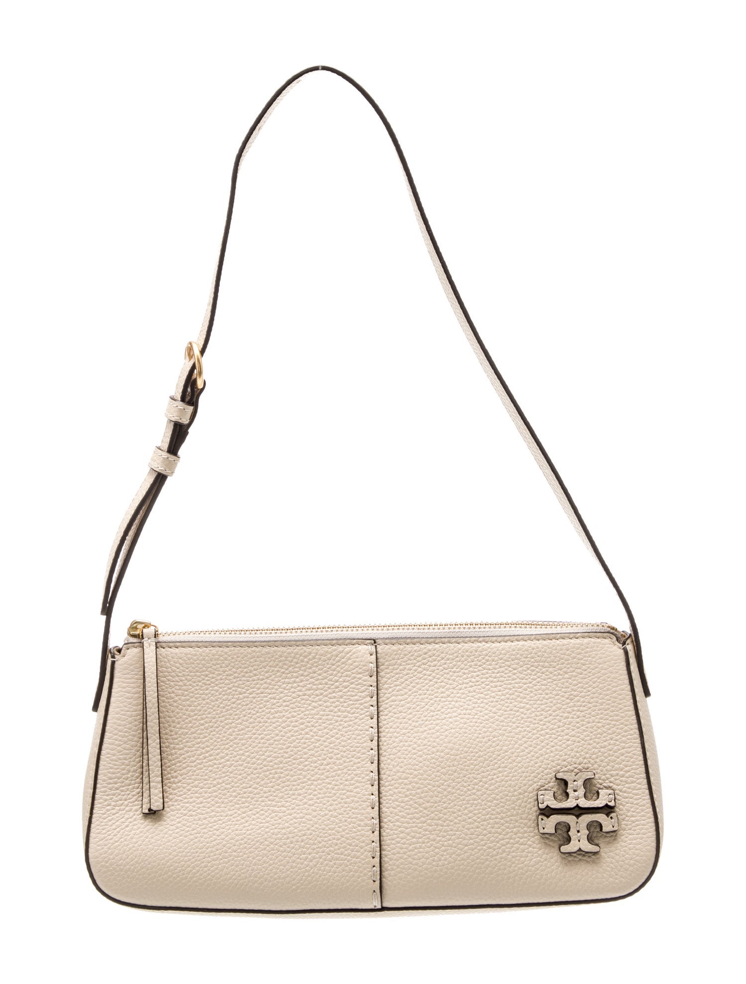 Tory Burch Leather Shoulder Bag - Neutrals Shoulder Bags, Handbags ...