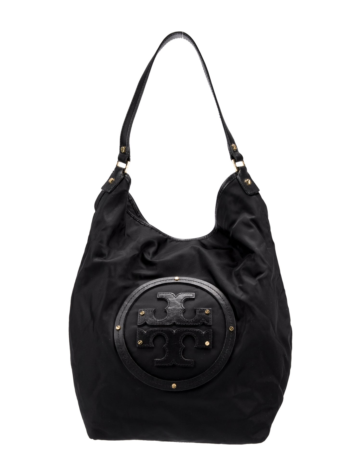 Tory Burch Nylon Hobo - Black Totes, Handbags - WTO702186 | The RealReal
