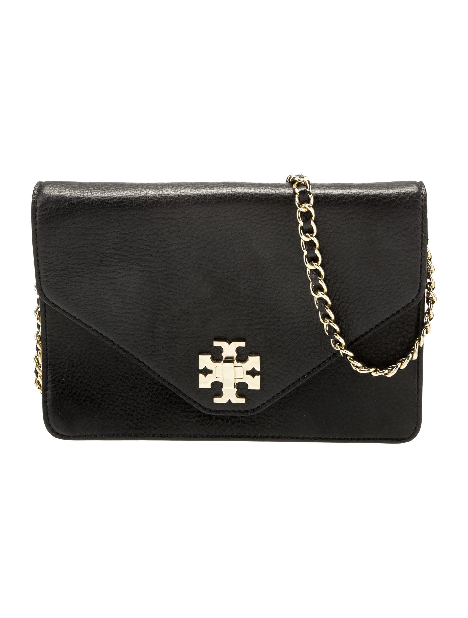 Tory Burch Leather Evening Bag - Black Crossbody Bags, Handbags ...