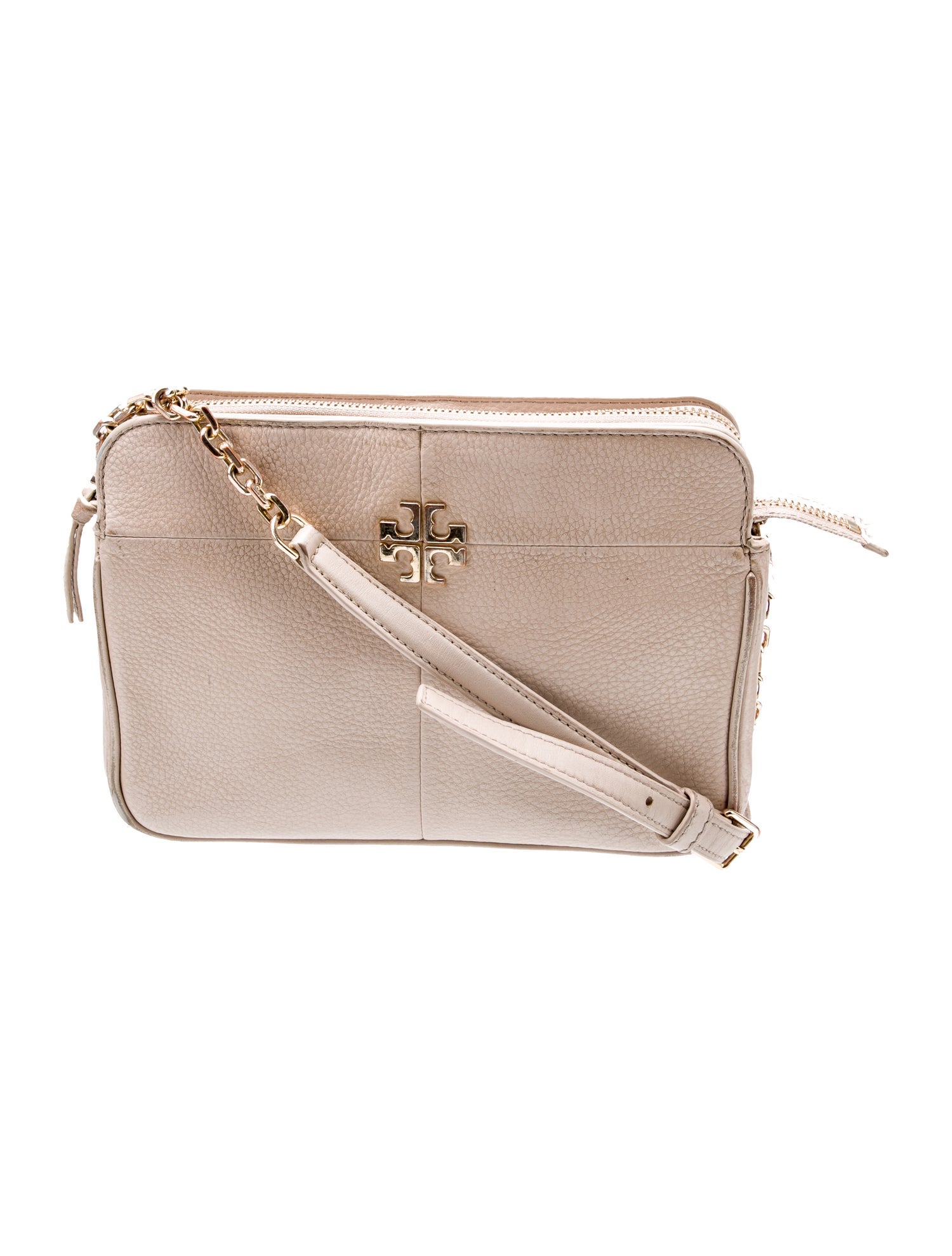 Tory Burch Leather Crossbody Bag - Neutrals Crossbody Bags, Handbags ...