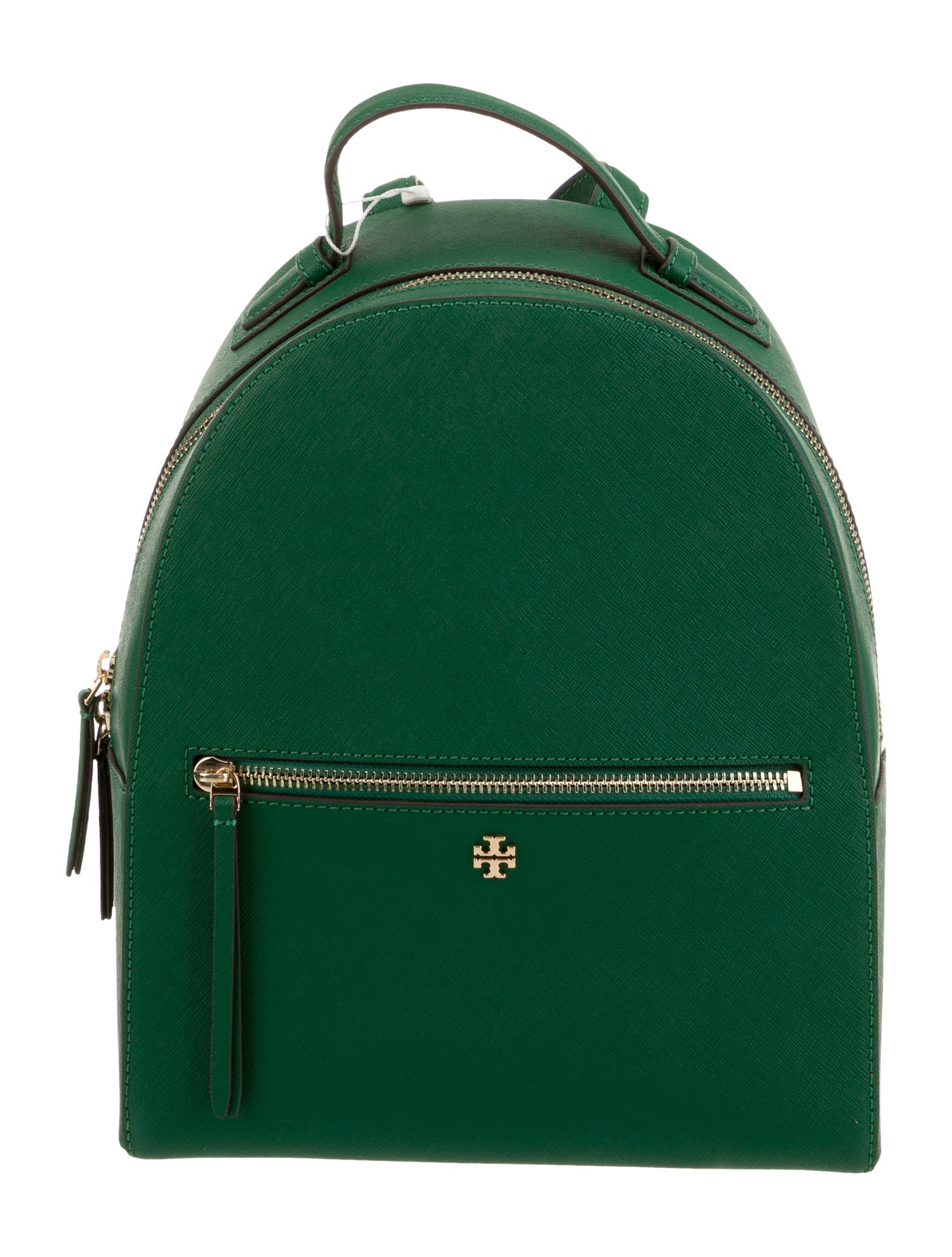 Tory Burch Leather Backpack w/ Tags - Green Backpacks, Handbags ...