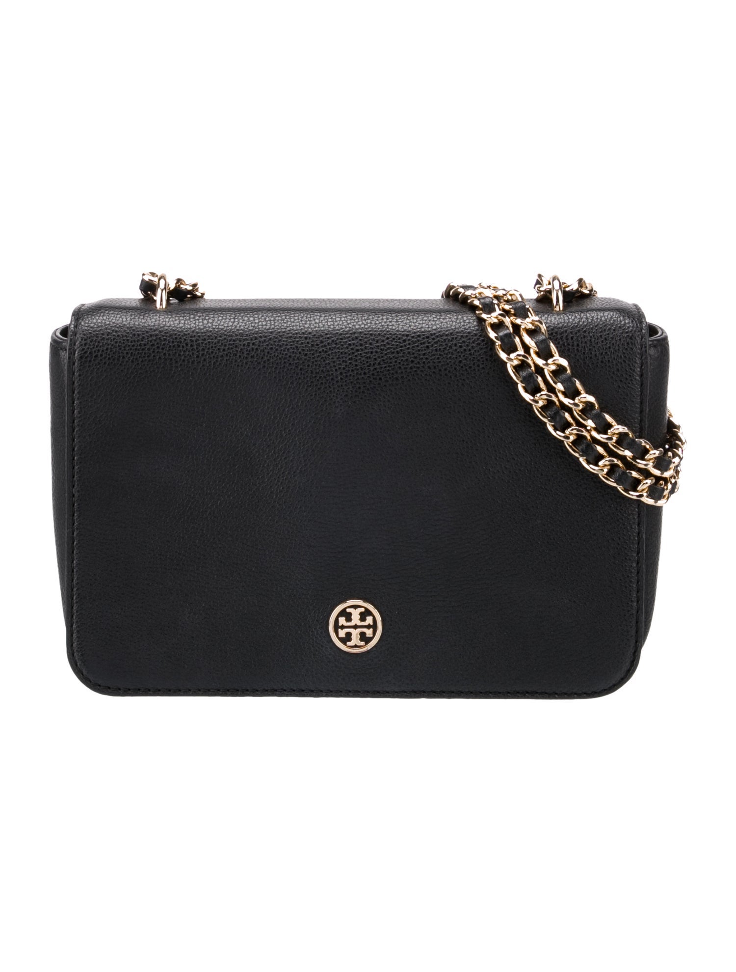 Tory Burch Leather Shoulder Bag - Black Shoulder Bags, Handbags ...