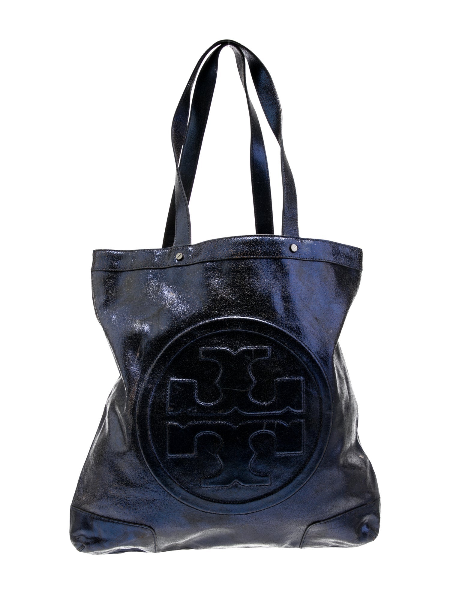 Tory Burch Leather Tote - Blue Totes, Handbags - WTO722645 | The RealReal