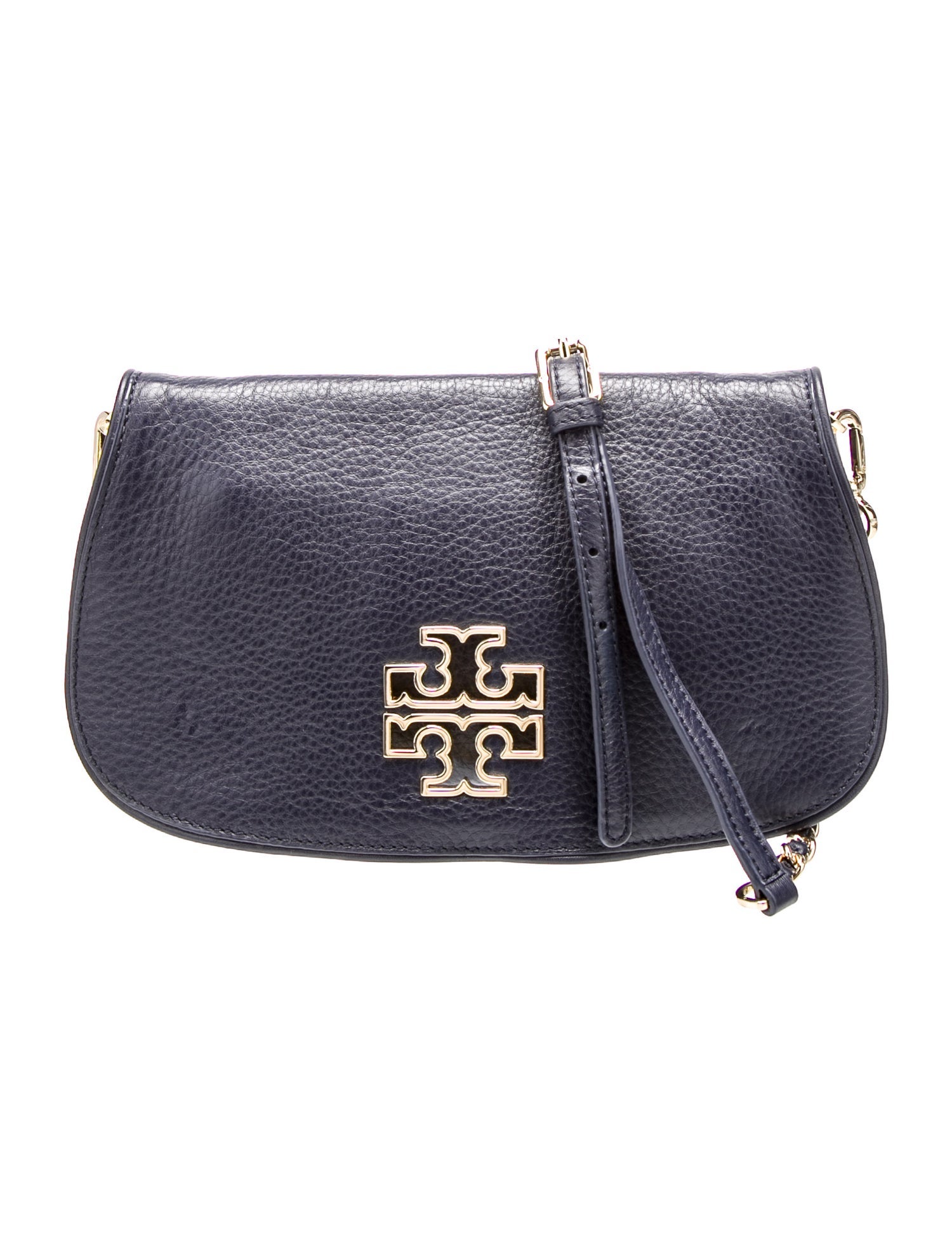 Tory Burch Leather Crossbody Bag - Blue Crossbody Bags, Handbags ...