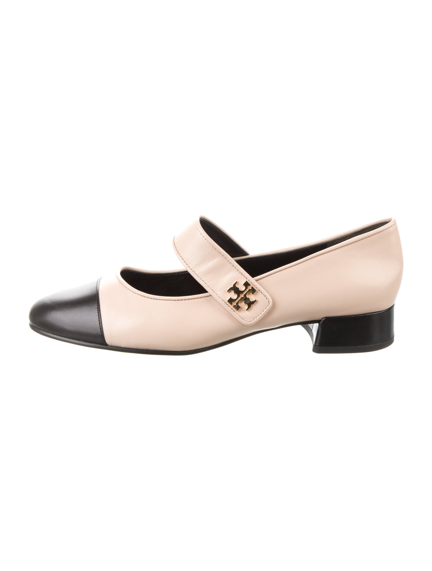 Tory Burch Leather Colorblock Pattern Mules - Black Pumps, Shoes ...