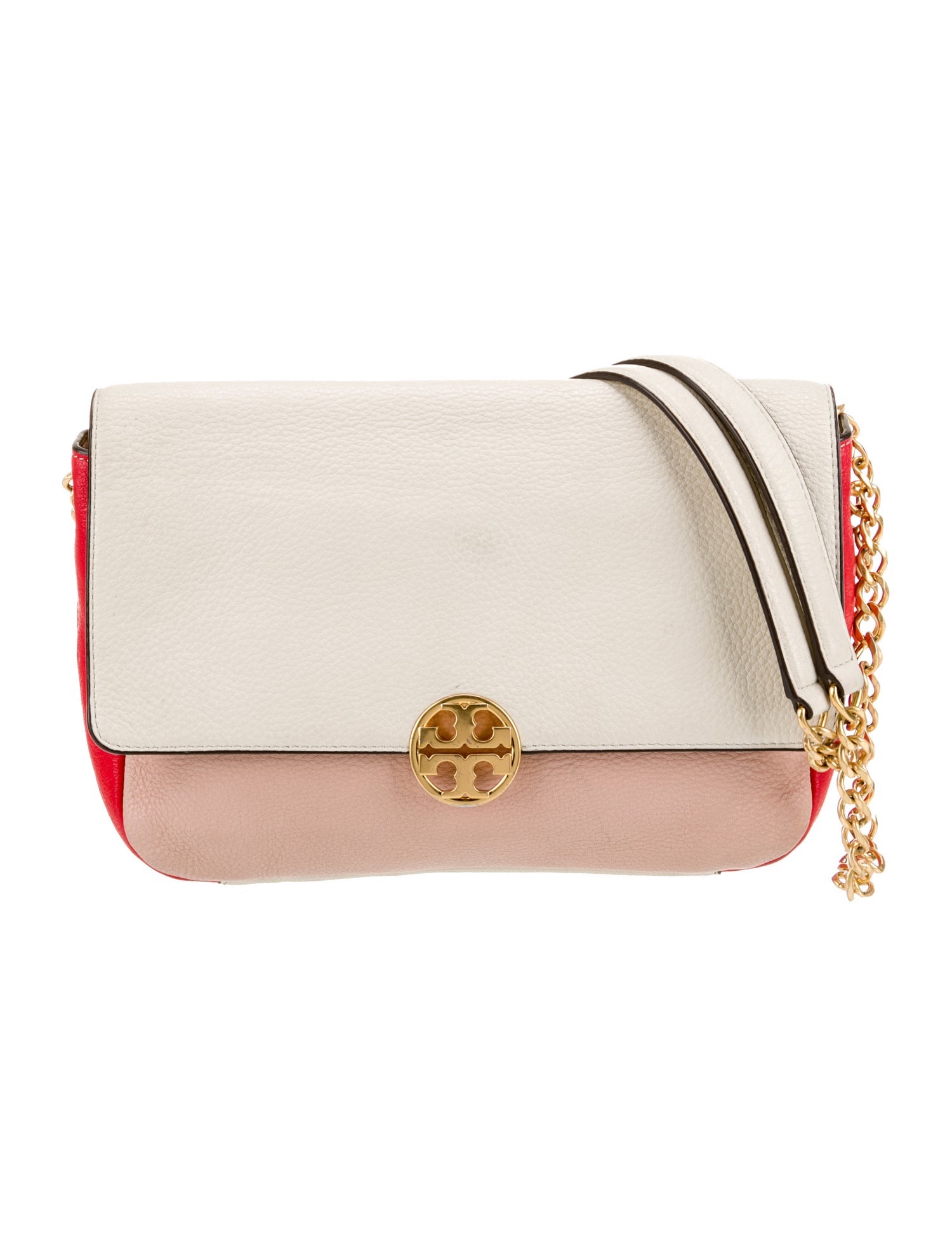 Tory Burch Leather Shoulder Bag - Neutrals Shoulder Bags, Handbags ...