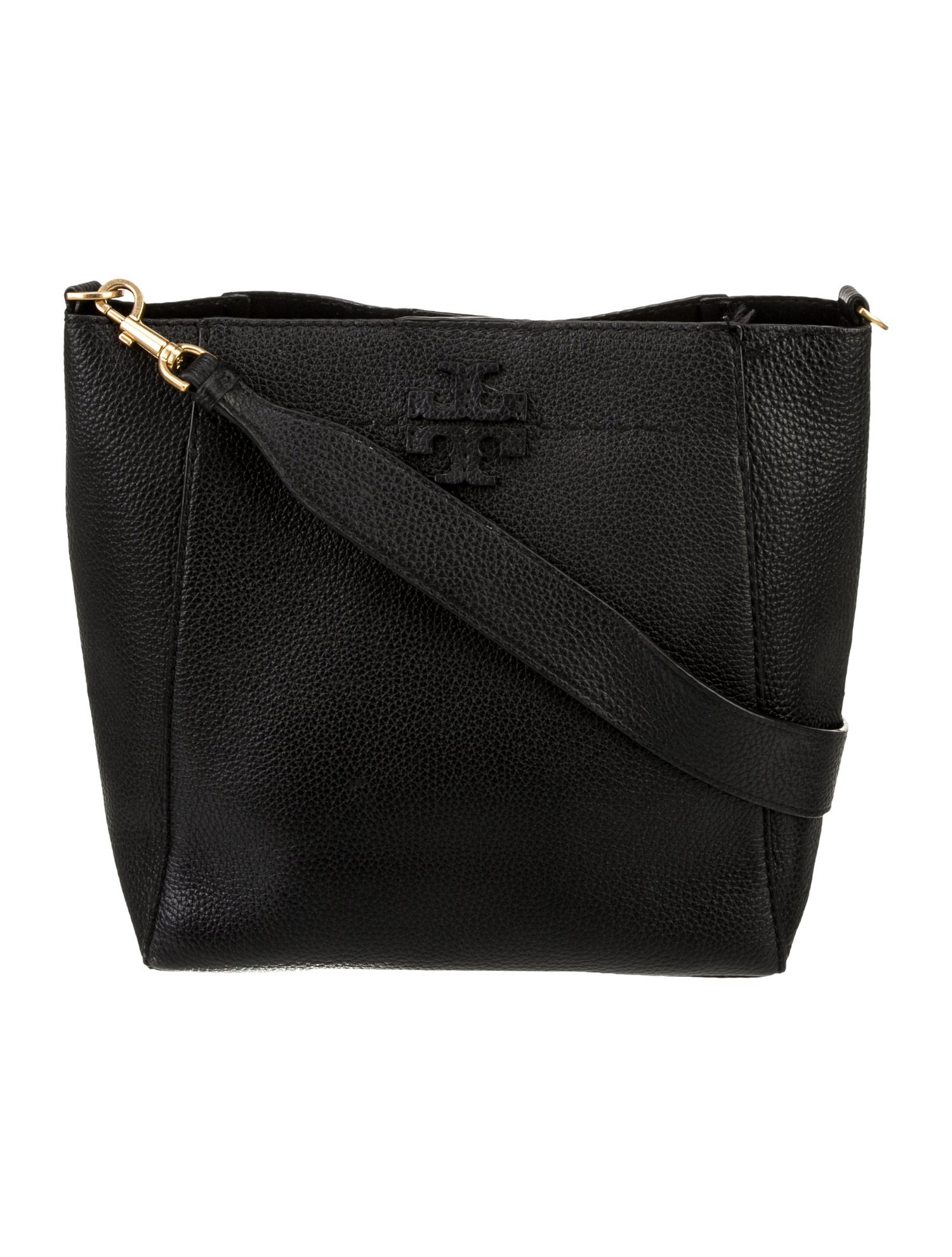 Tory Burch Leather Shoulder Bag - Black Shoulder Bags, Handbags ...