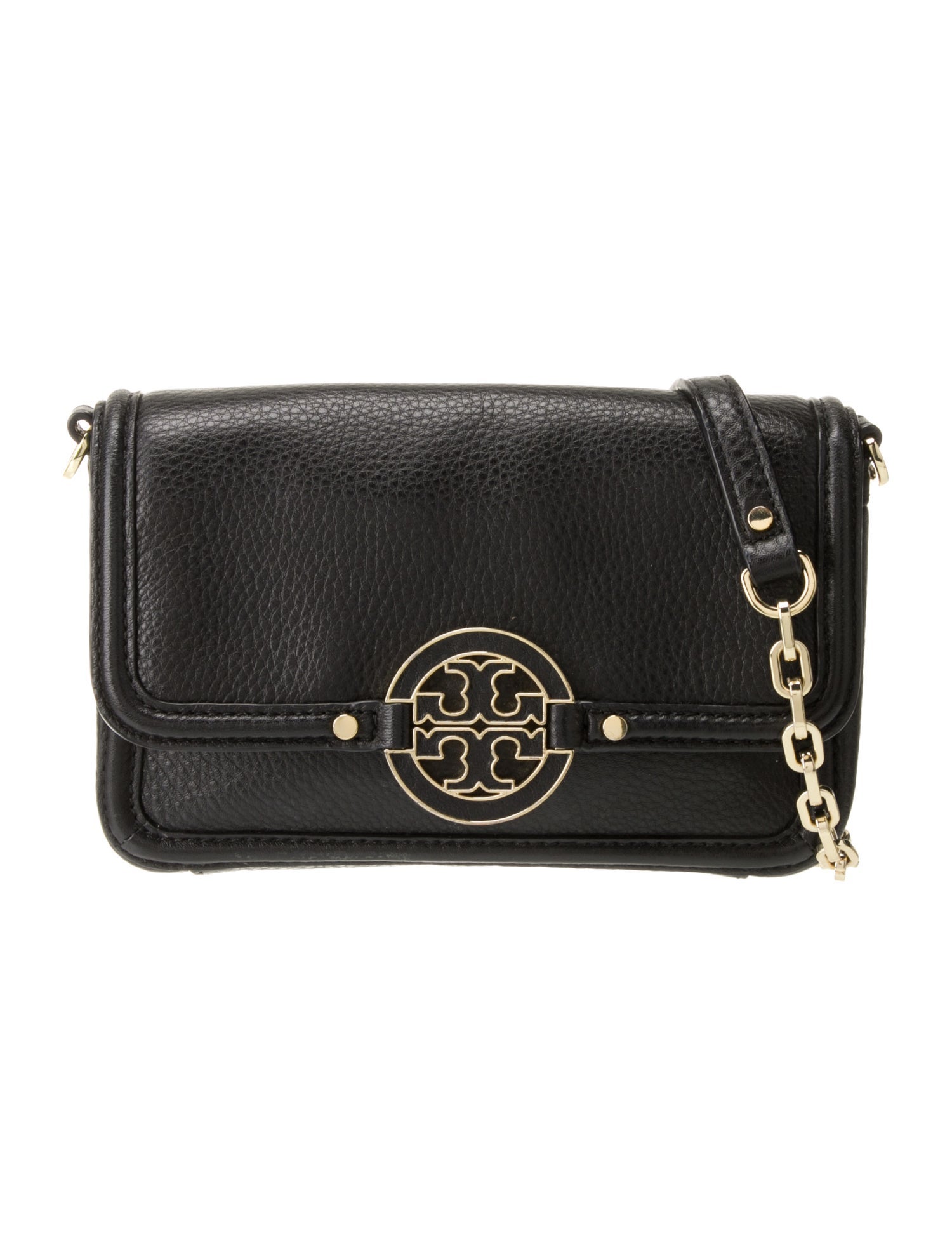 Tory Burch Leather Crossbody Bag - Black Crossbody Bags, Handbags ...