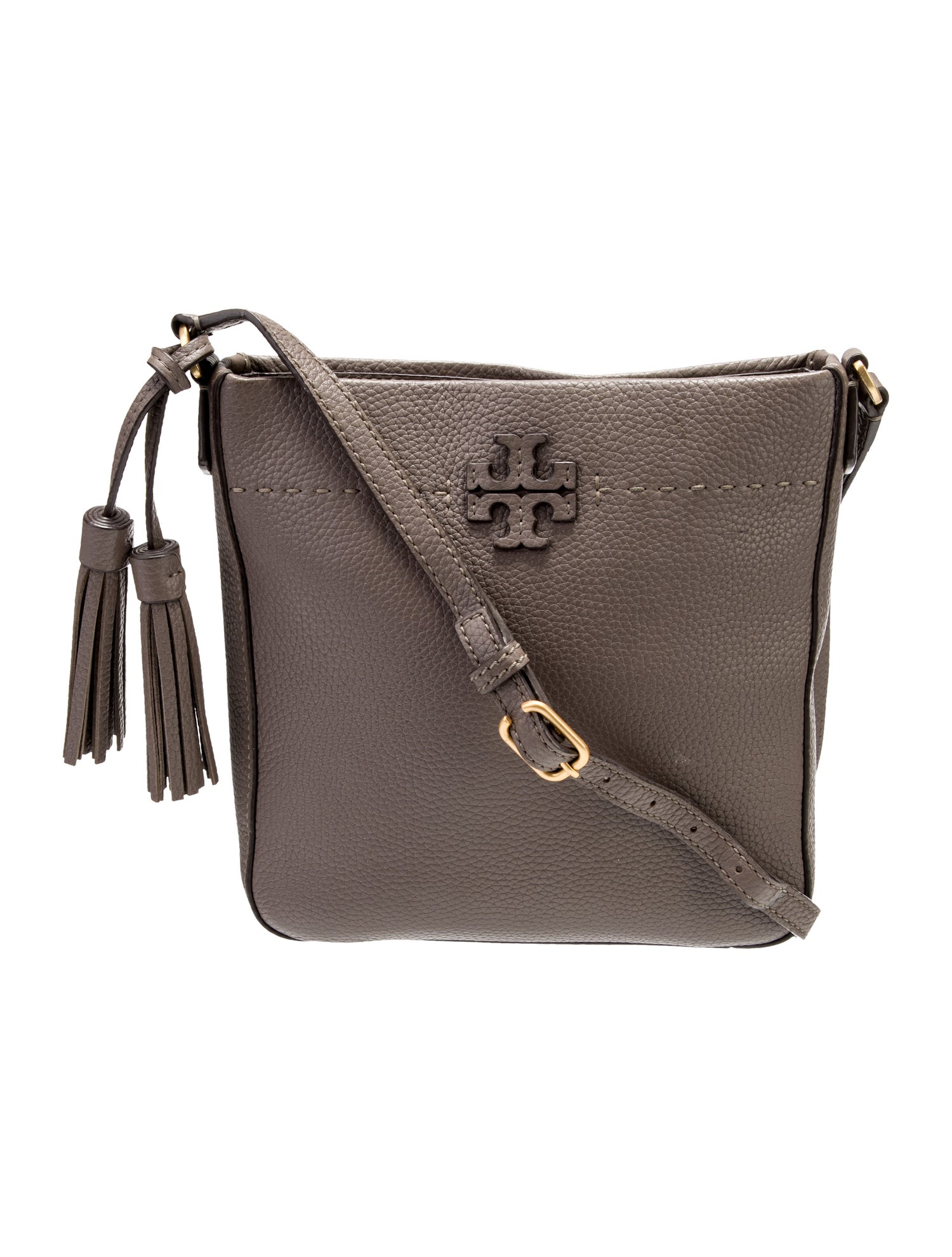 Tory Burch Leather Crossbody Bag - Brown Crossbody Bags, Handbags ...