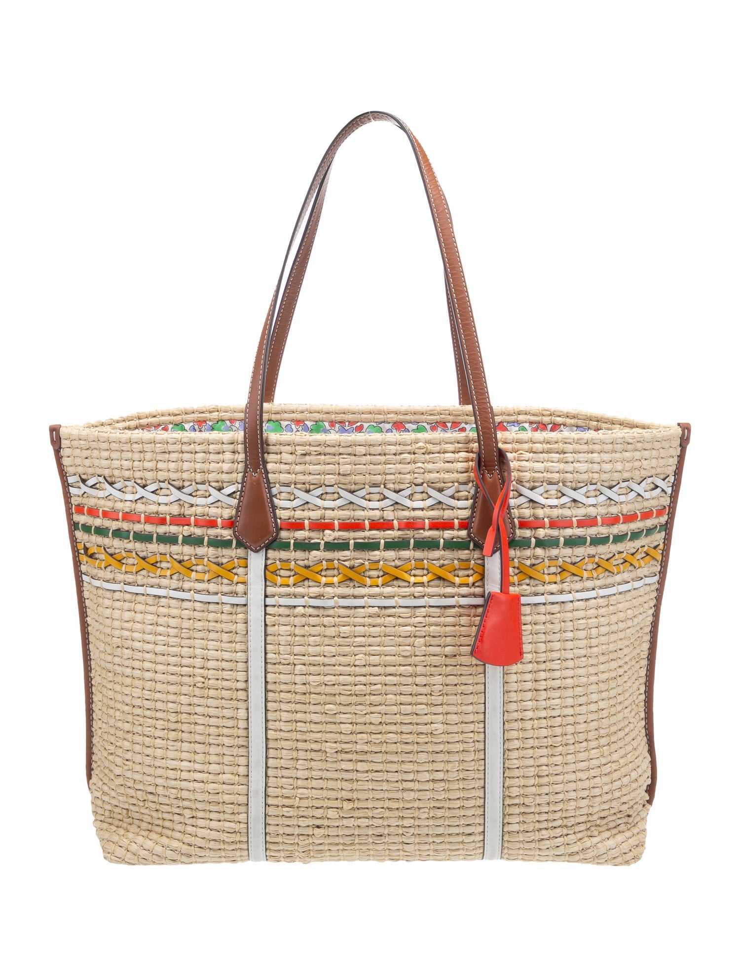 Tory Burch Raffia Tote - Neutrals Totes, Handbags - WTO746631 | The ...
