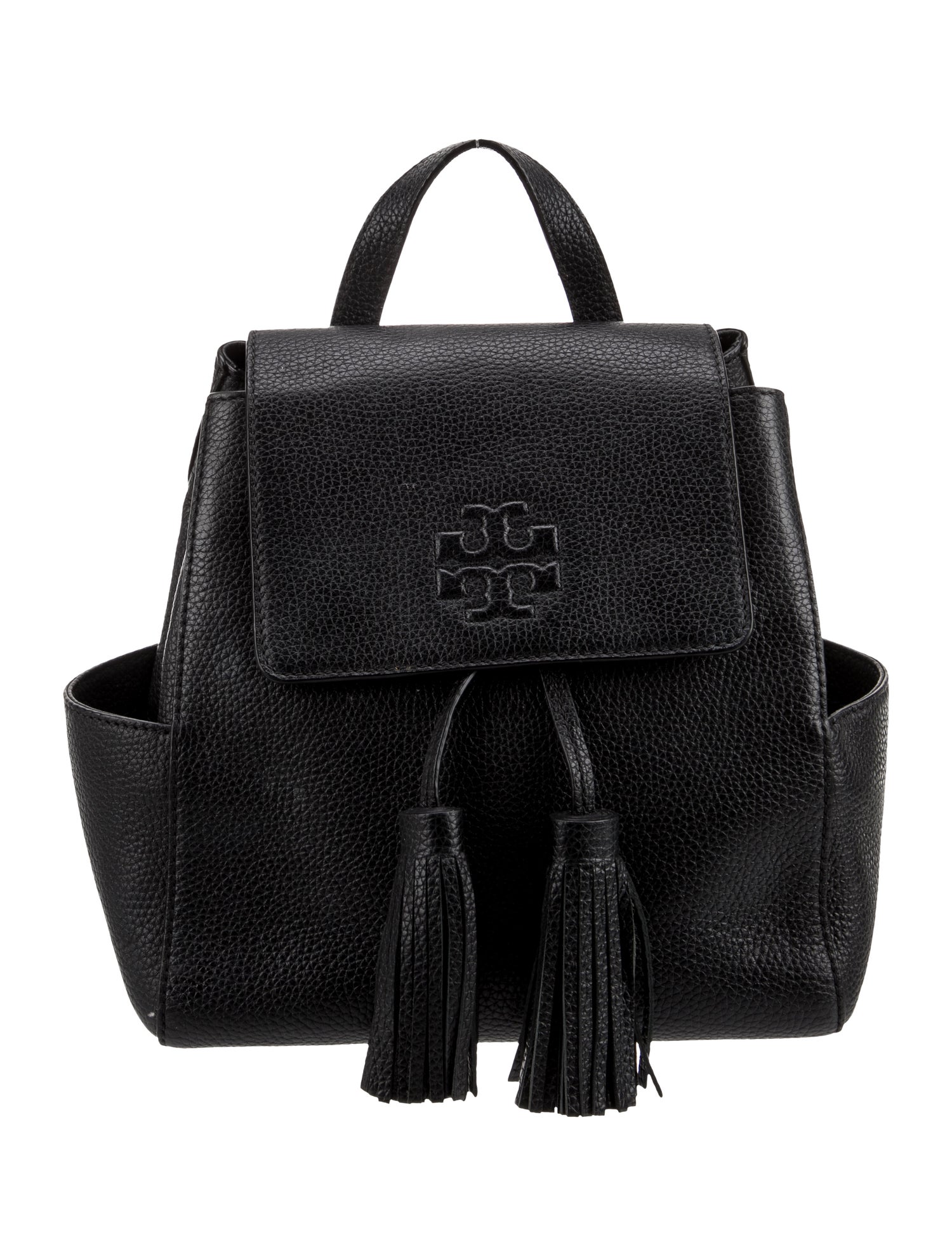 Tory Burch Leather Backpack - Blue Backpacks, Handbags - WTO747464 ...