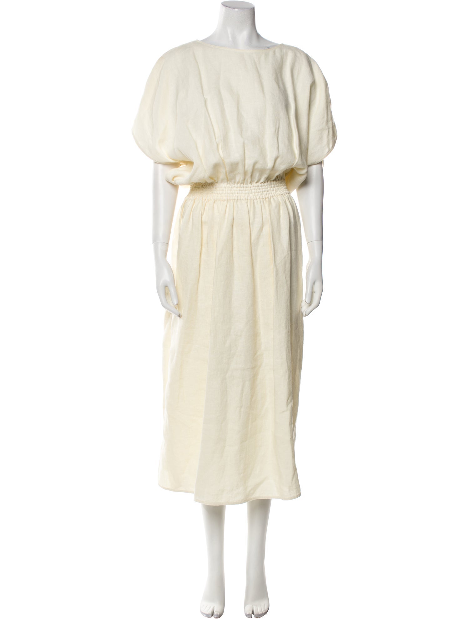 Tory Burch Linen Long Dress - Neutrals Dresses, Clothing - WTO748093 ...