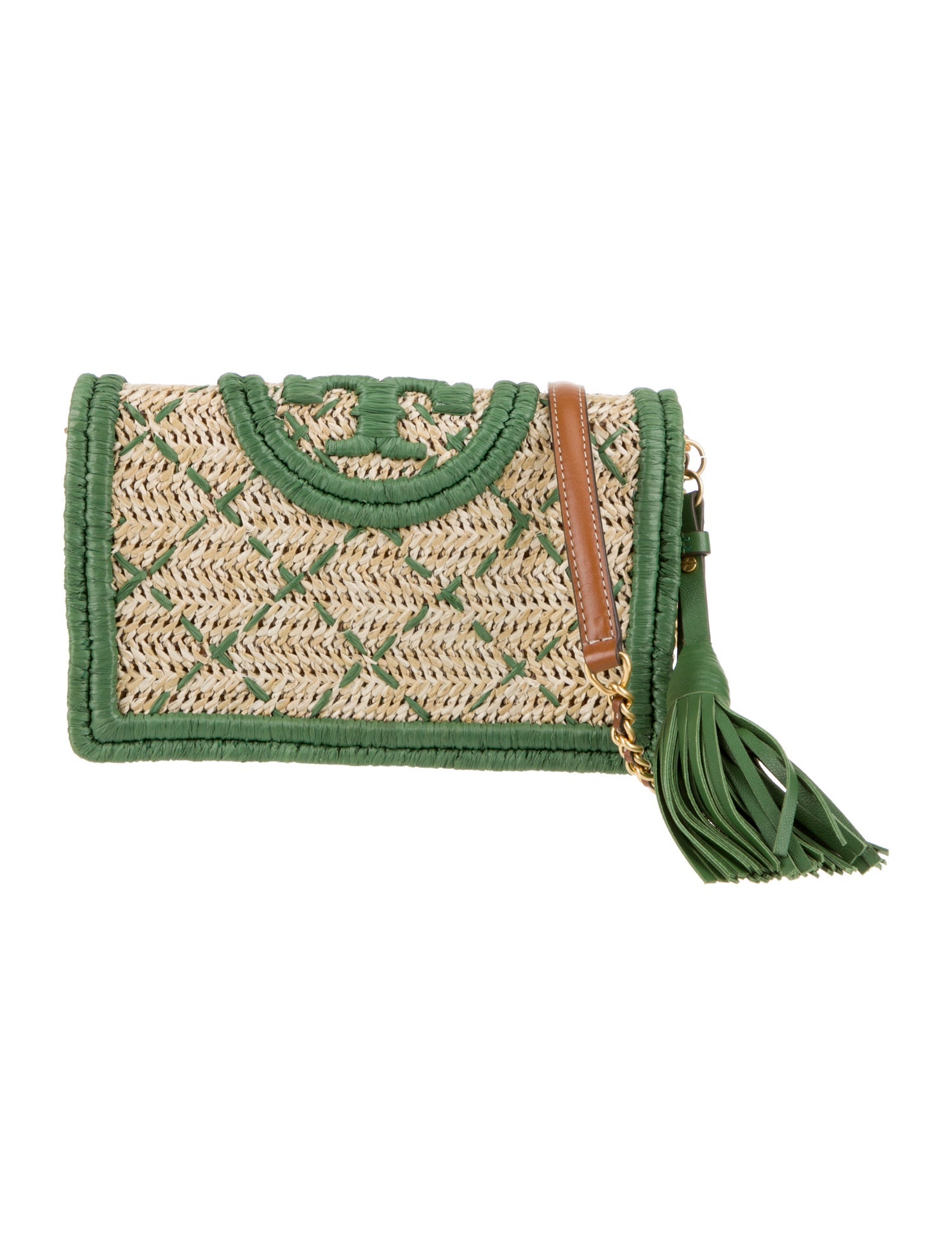 Tory Burch Raffia Clutch - Neutrals Crossbody Bags, Handbags ...