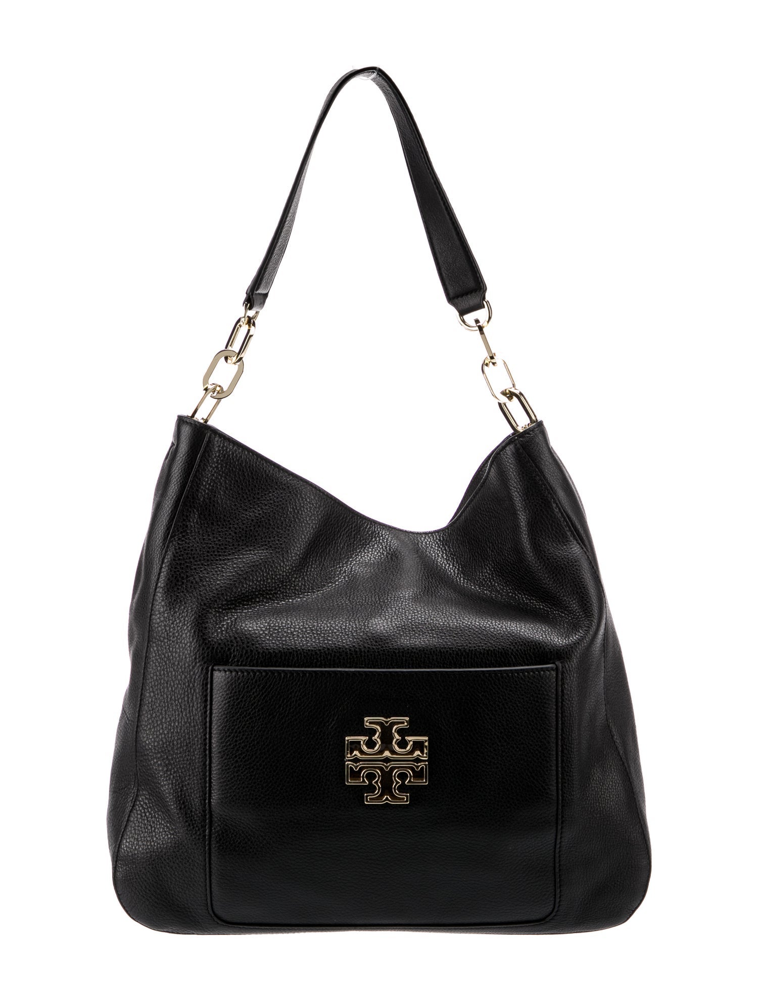 Tory Burch Leather Hobo - Black Totes, Handbags - WTO752724 | The RealReal