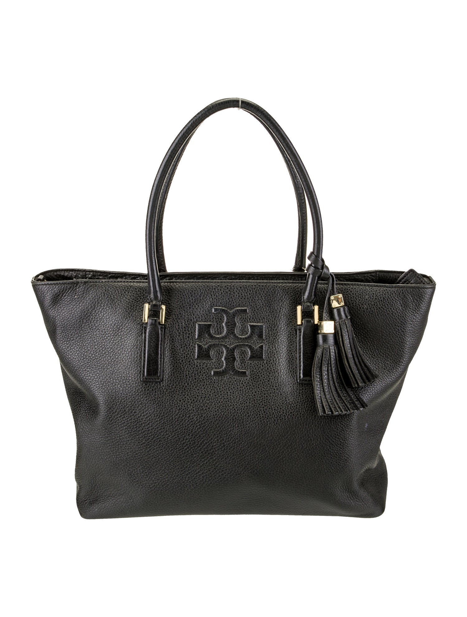 Tory Burch Leather Shoulder Bag - Black Shoulder Bags, Handbags ...