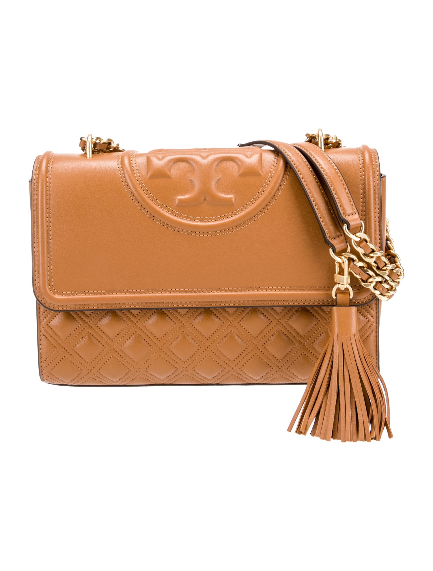 Tory Burch Leather Shoulder Bag - Brown Shoulder Bags, Handbags - WTO756182 | The RealReal