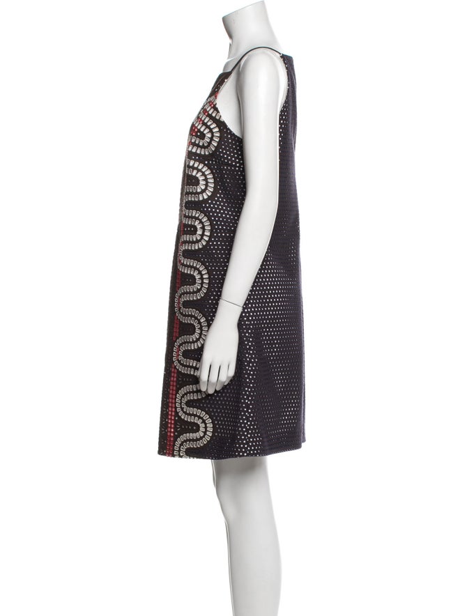 Tory Burch Printed Mini Dress - Brown Dresses, Clothing - WTO777532 ...