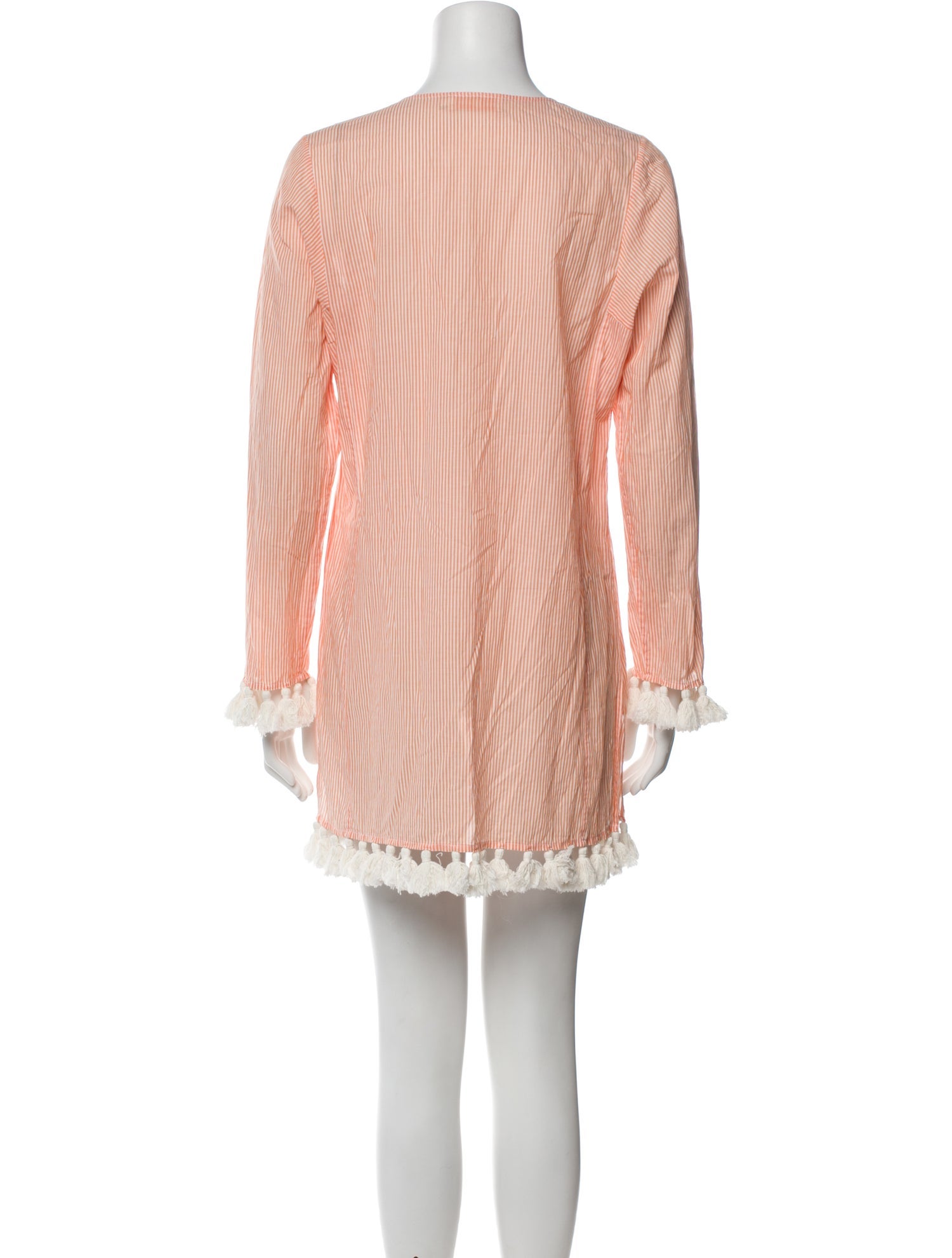 Tory Burch Striped Mini Dress - Orange Dresses, Clothing - WTO787289 ...