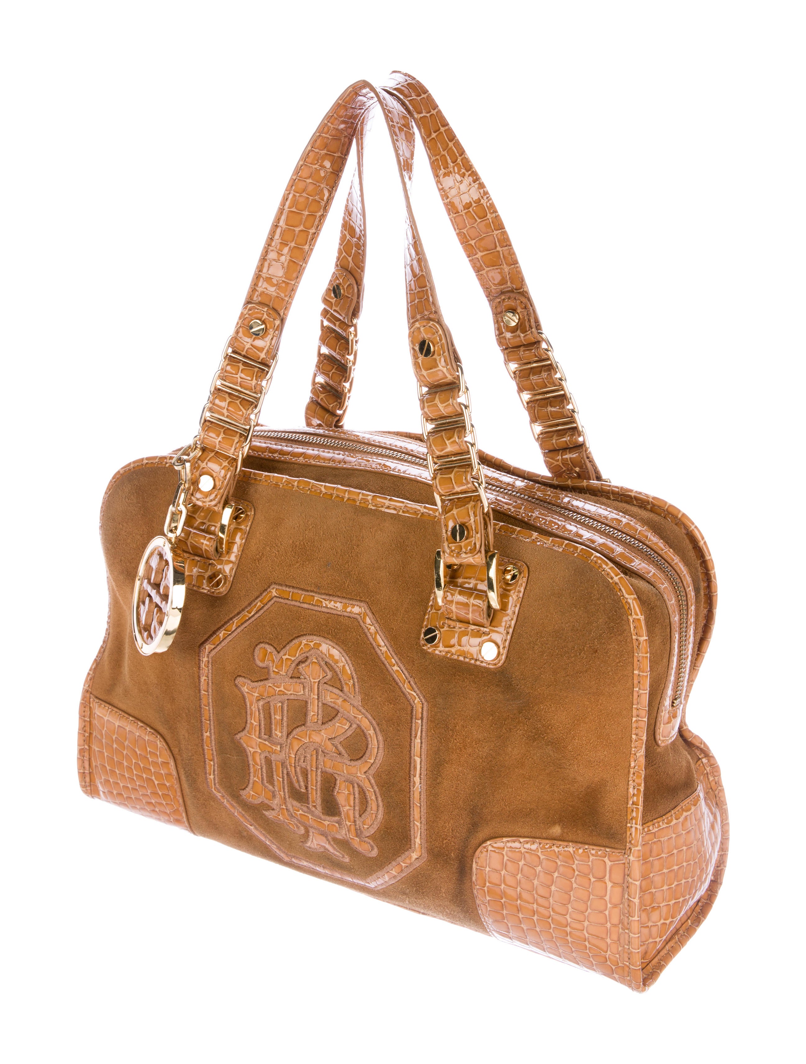 Tory Burch Monogram Suede Tote - Handbags - WTO97434 | The RealReal