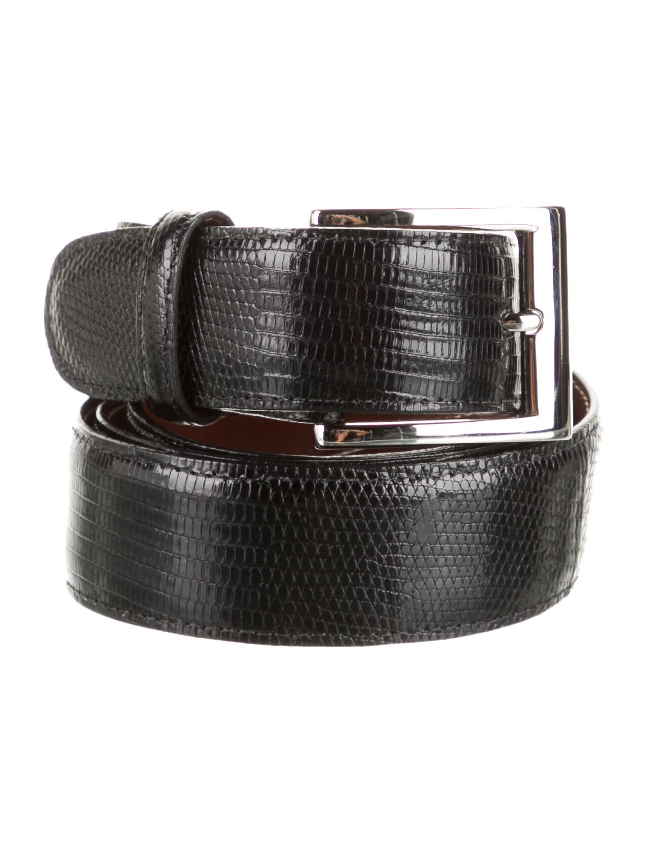 Torino Lizard Belt - Black Belts, Accessories - WTOIO20185 | The RealReal