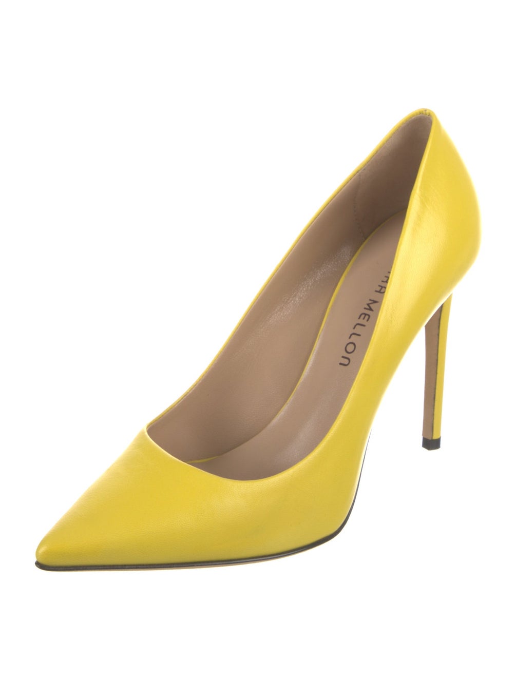 Tamara Mellon Leather Pumps - Yellow Pumps, Shoes - WTQ37484 | The RealReal