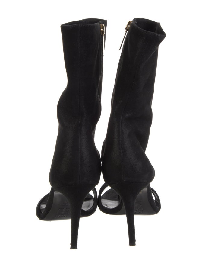 Tamara Mellon Suede Gladiator Sandals - Black Sandals, Shoes - WTQ41453 ...