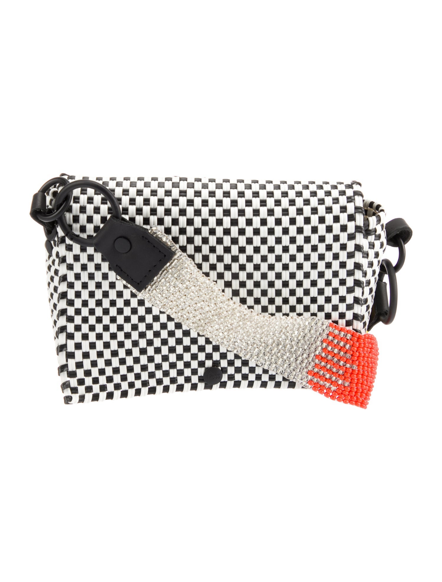 Truss Woven Plastic Shoulder Bag - Black Shoulder Bags, Handbags ...