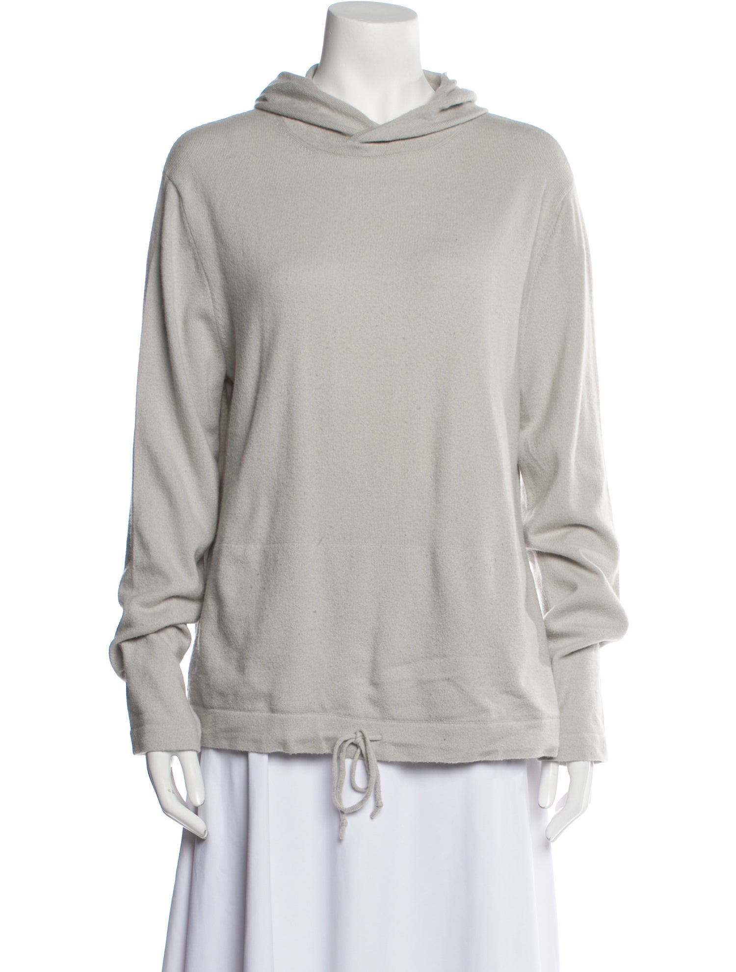TSE Cashgora Mock Neck Sweater - Grey Knitwear, Clothing - WTS31339 ...
