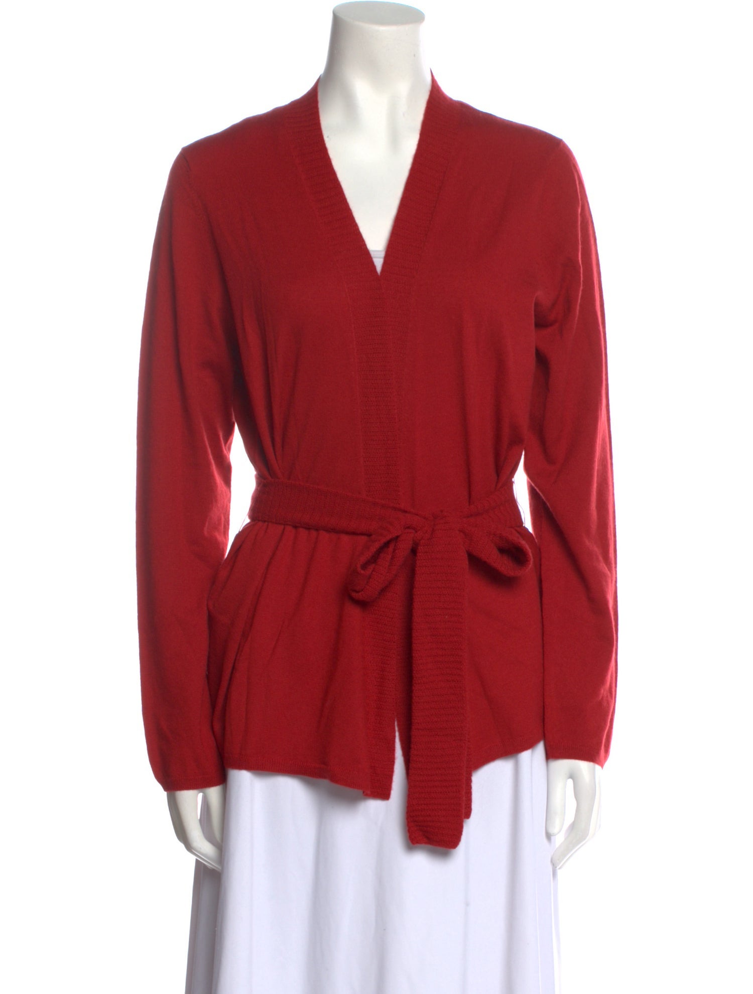 TSE Cashmere V-Neck Sweater - Red Knitwear, Clothing - WTS31987 | The ...
