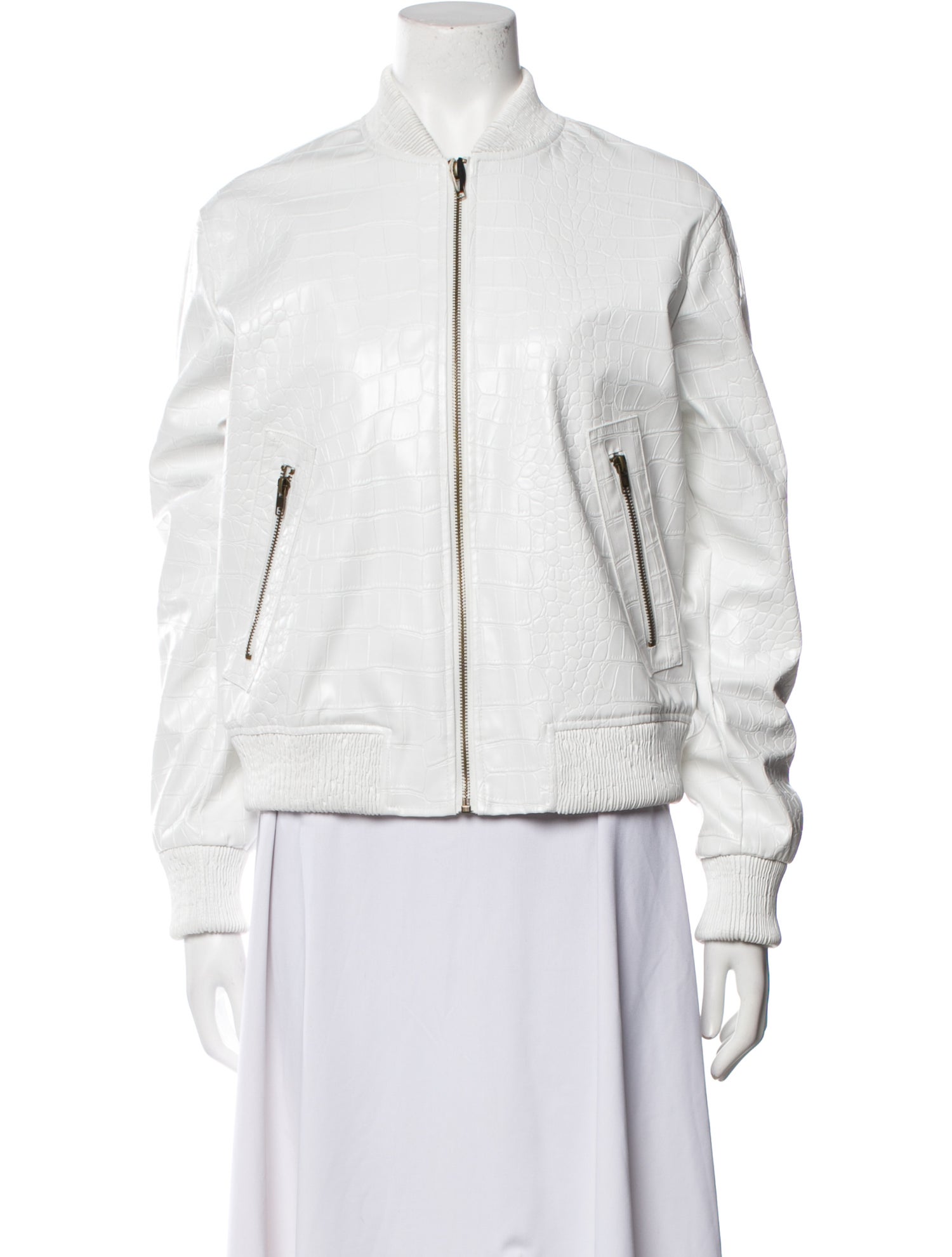 TWINSET Bomber Jacket w/ Tags - White Jackets, Clothing - WTTWE21010 ...