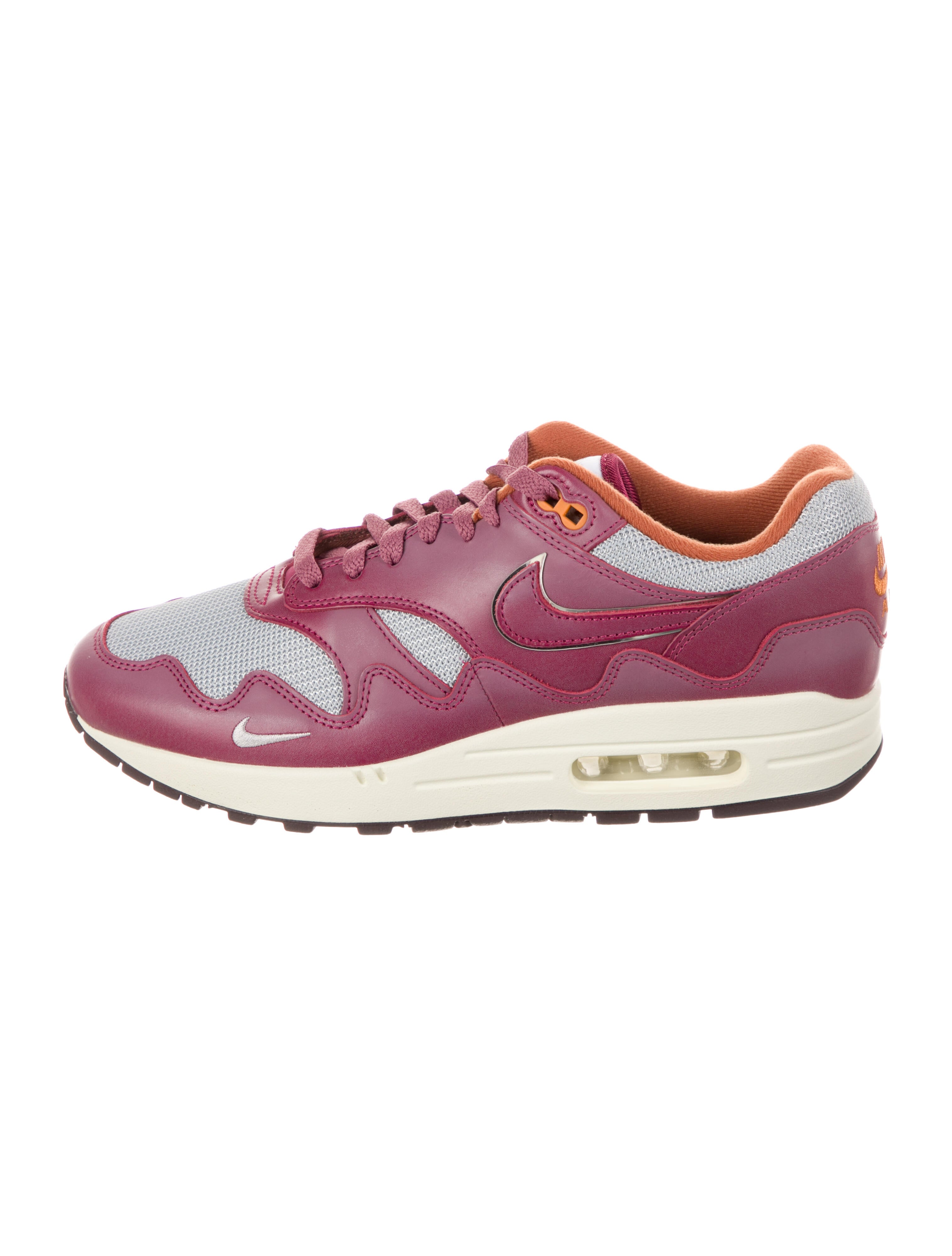 Nike x Patta Air Max 1 'Waves Rush Maroon' Athletic Sneakers - Burgundy ...