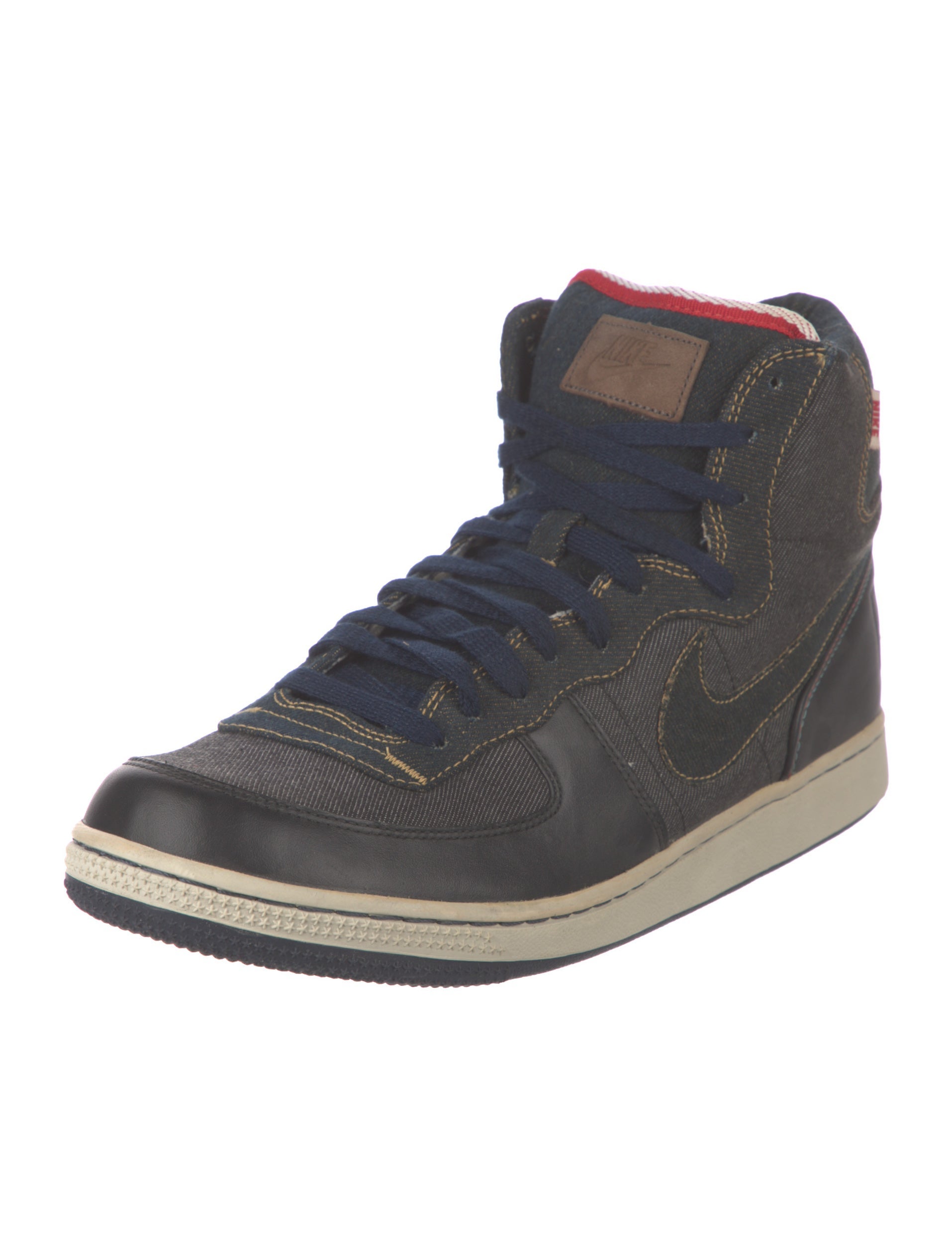 Nike Terminator Hi Denim Sneakers - Blue Sneakers, Shoes - WU2156412 ...