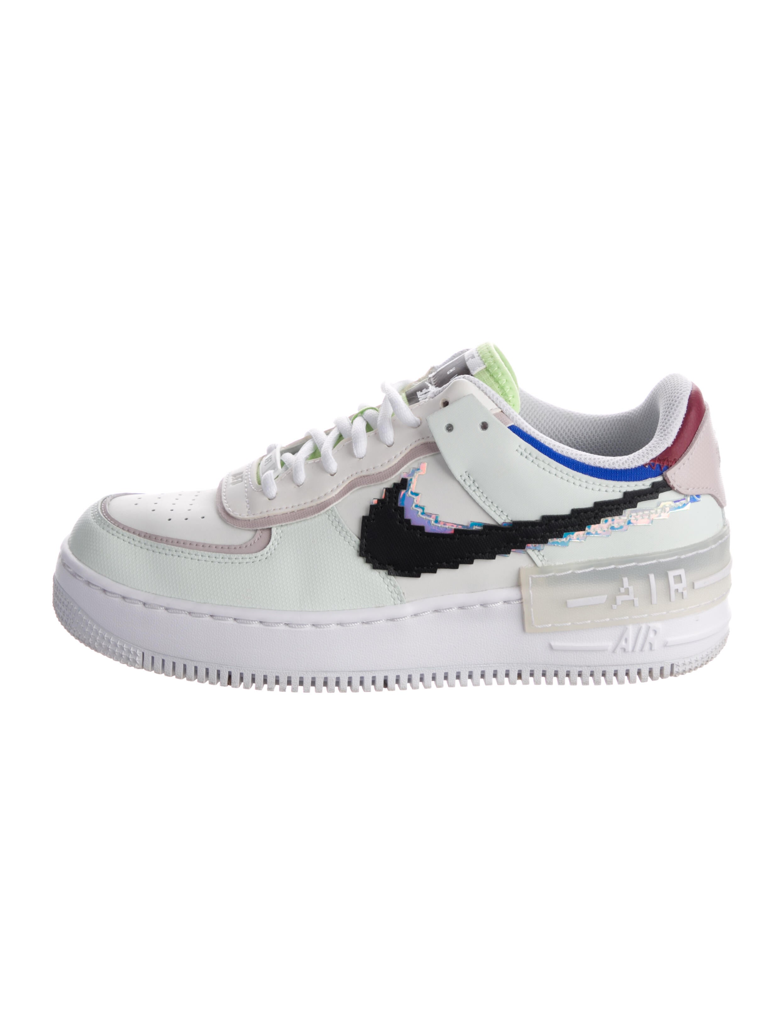 Nike Air Force 1 Shadow SE 'Pixel Swoosh - Barely Green' Athletic ...
