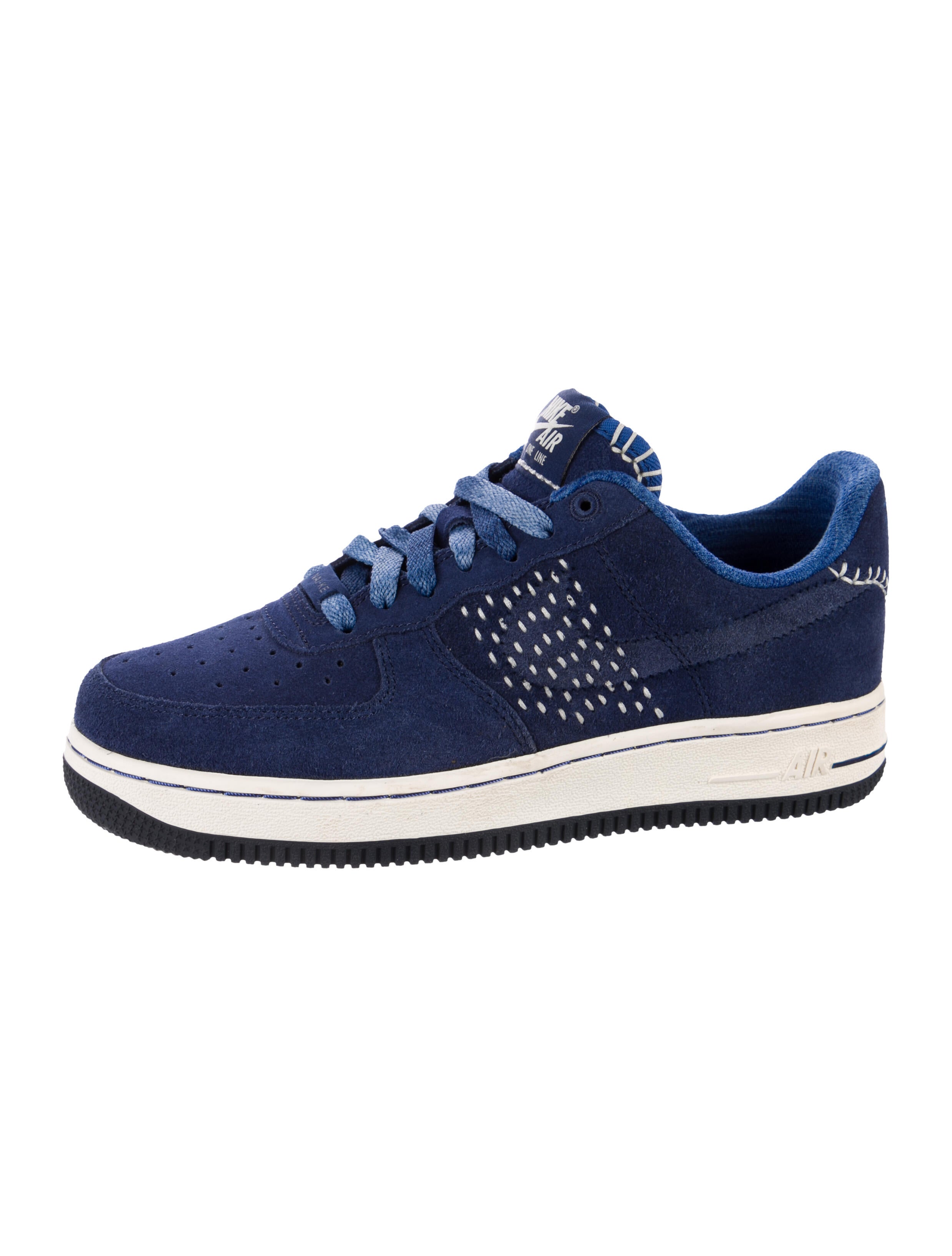 Nike Suede Athletic Sneakers - Blue Sneakers, Shoes - WU2161109 | The ...