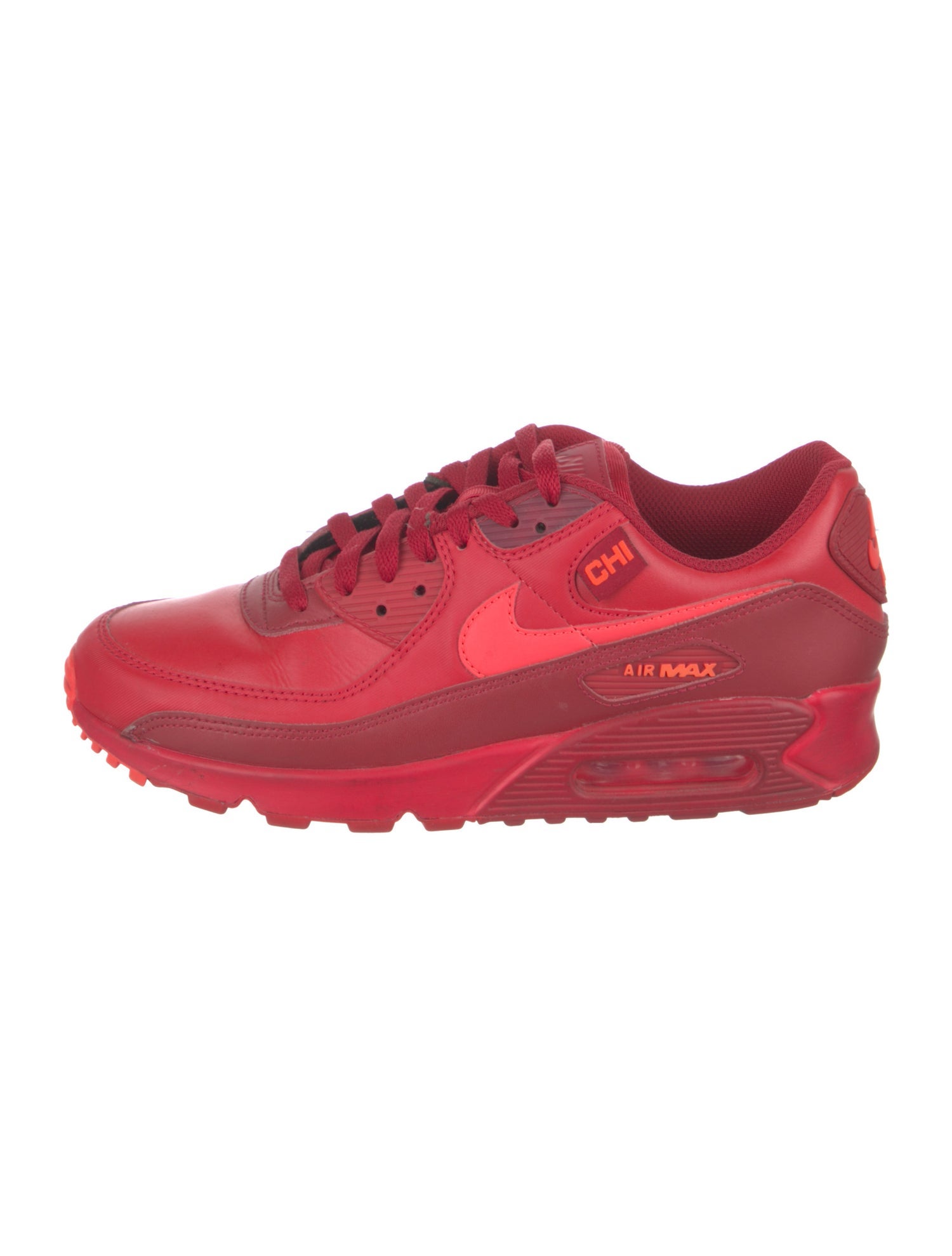 Nike Leather Sneakers - Red Sneakers, Shoes - WU2172221 | The RealReal