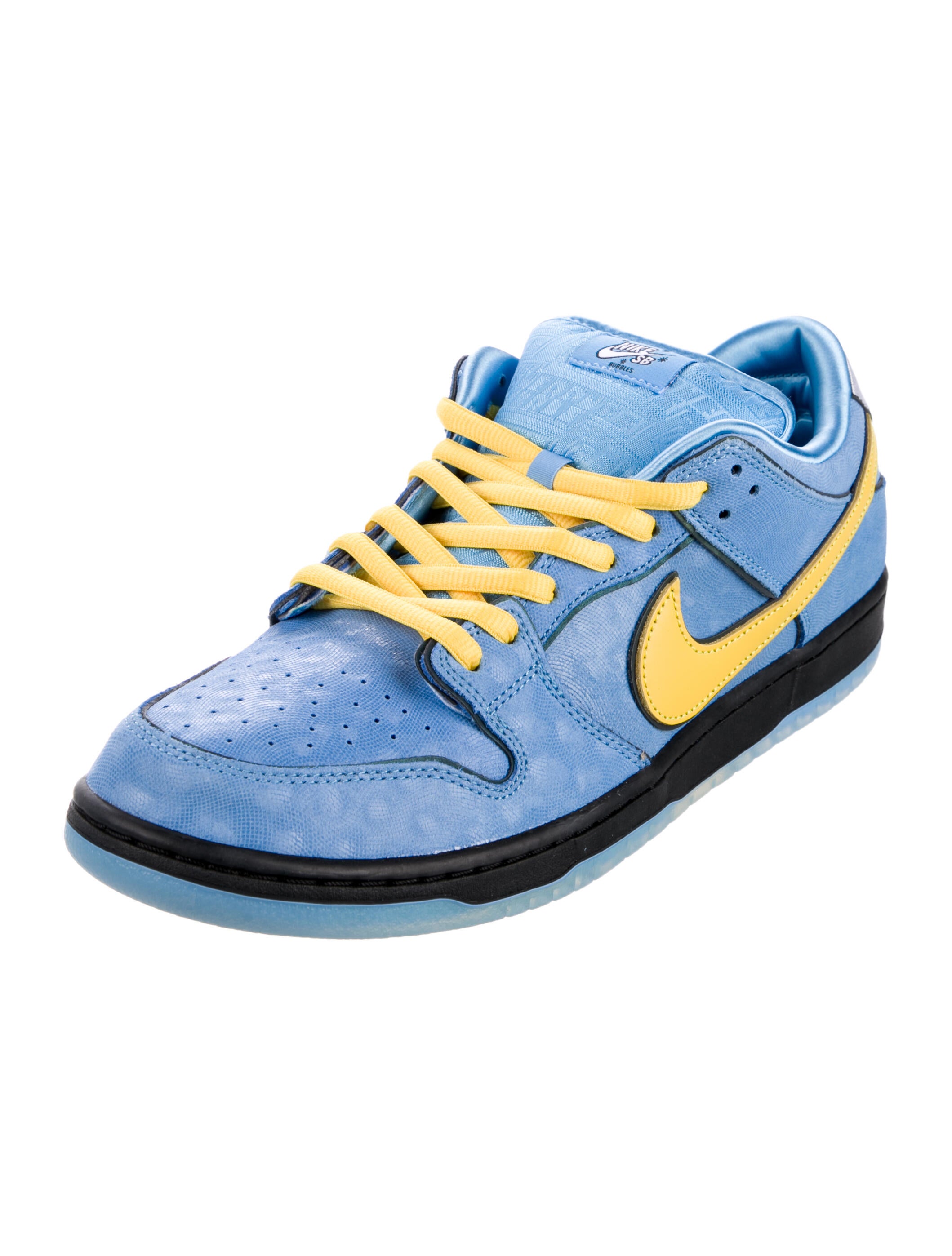 Nike SB Dunk Low The Powerpuff Girls 'Bubbles' Sneakers - Blue Sneakers ...