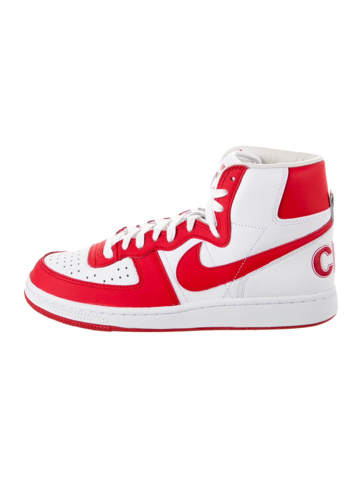 Nike Leather Printed Sneakers - Red Sneakers, Shoes - WU2180713 | The ...