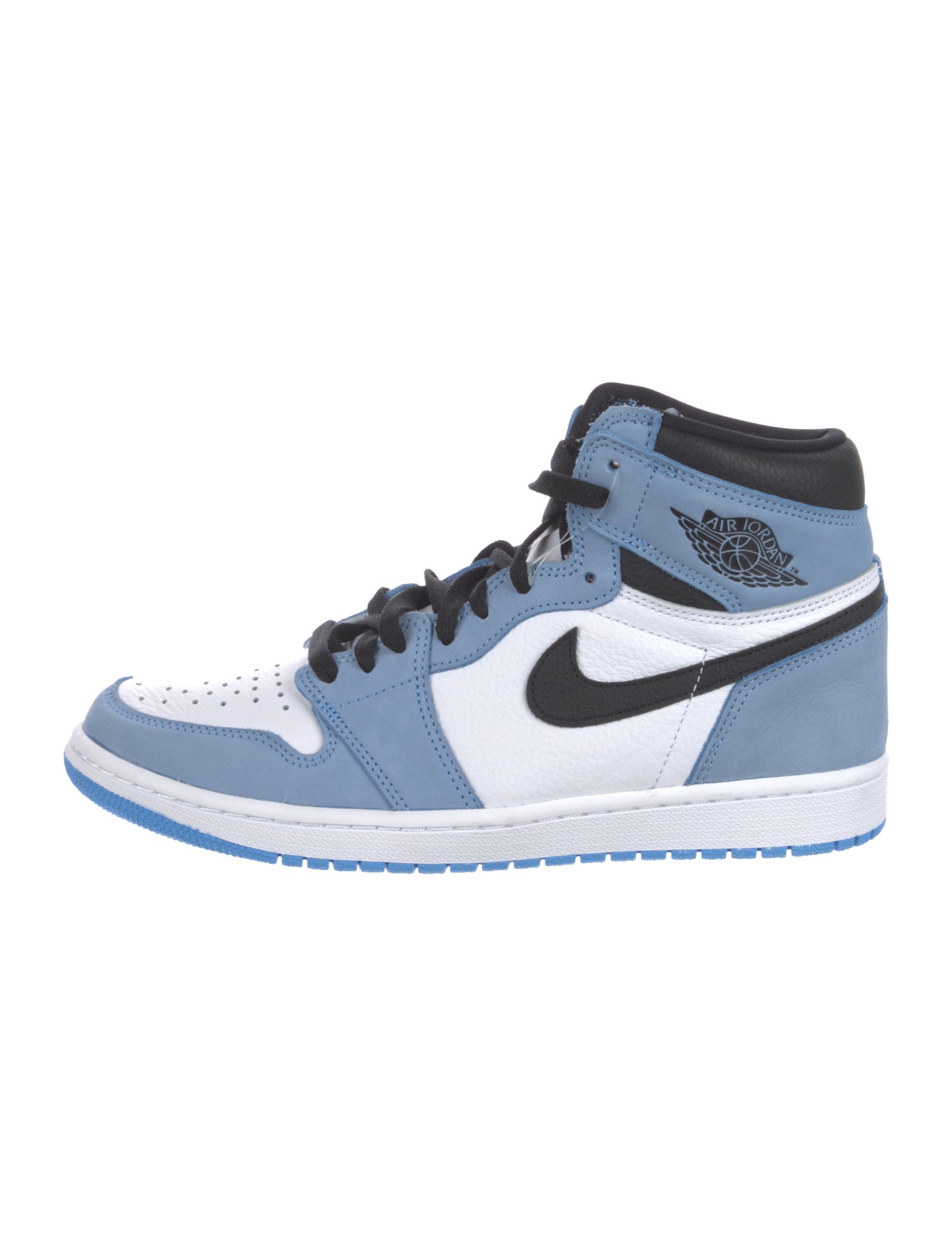Jordan 1 Retro High OG 'University Blue' Sneakers - Black Sneakers ...